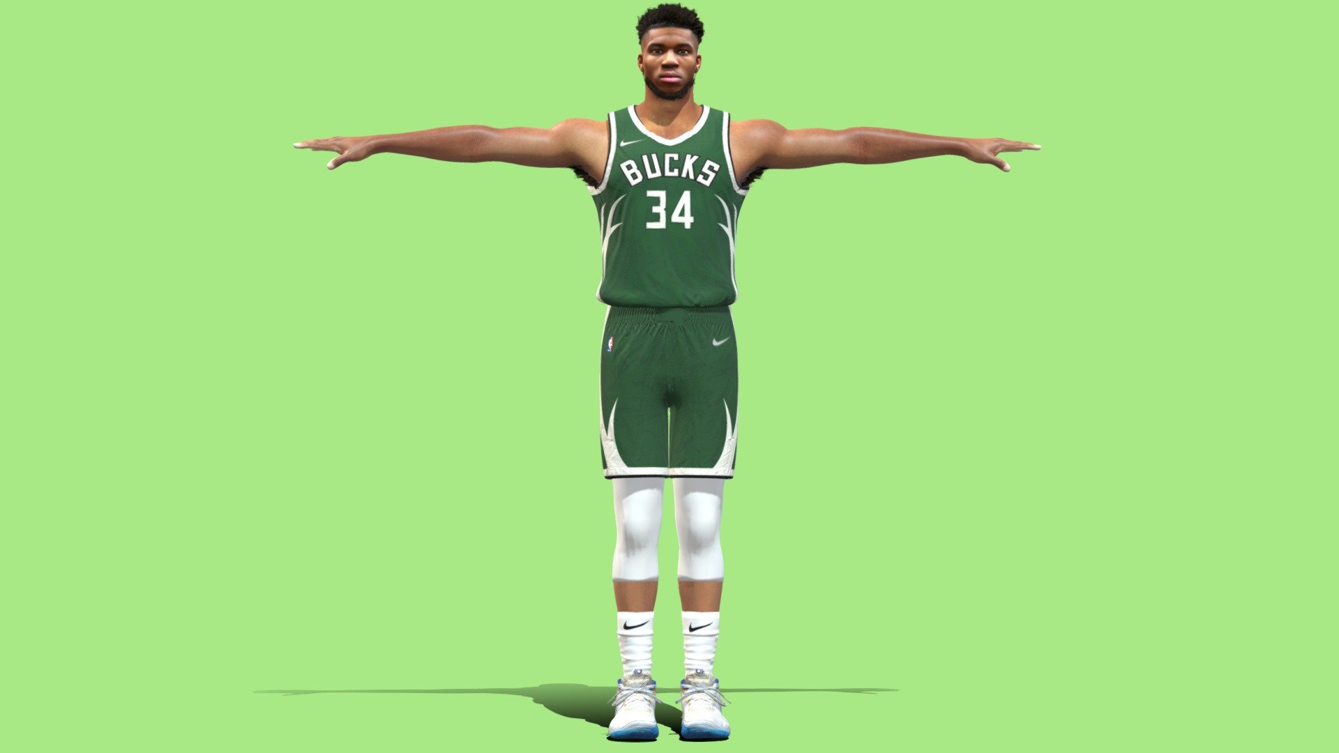 T-P Rigged Giannis Antetokounmpo NBA - 3D model by 3dpassion.net ...