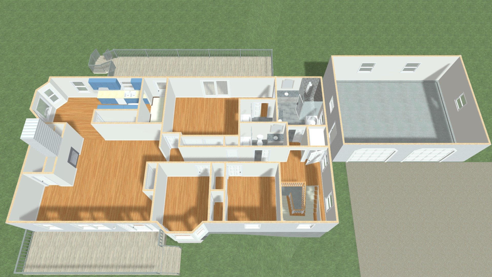Addition Idea 1 - 1st Floor - Download Free 3D model by OakBridge ...