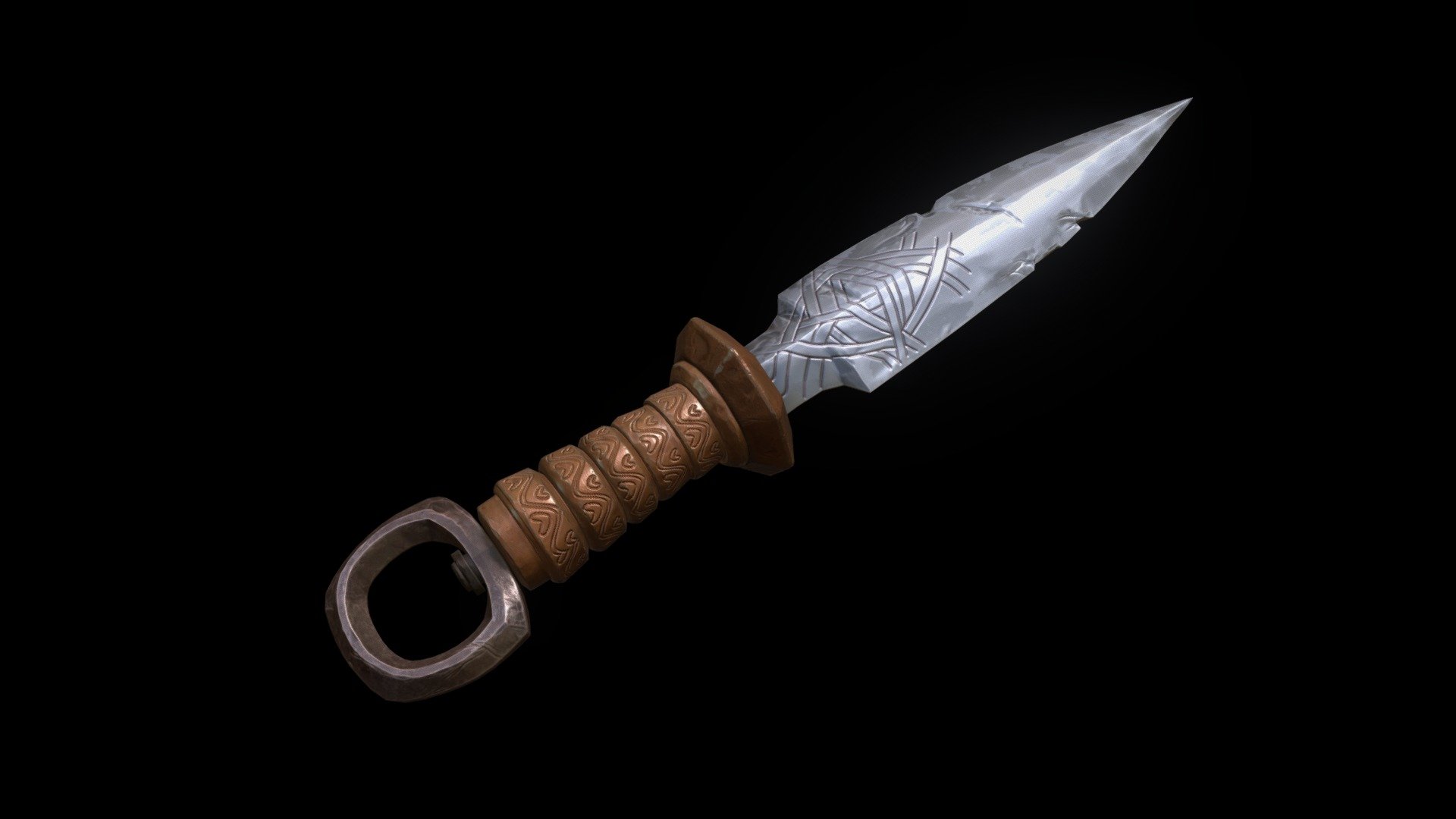 Stylized Knife - 3D model by gunes.duyul [4267d93] - Sketchfab