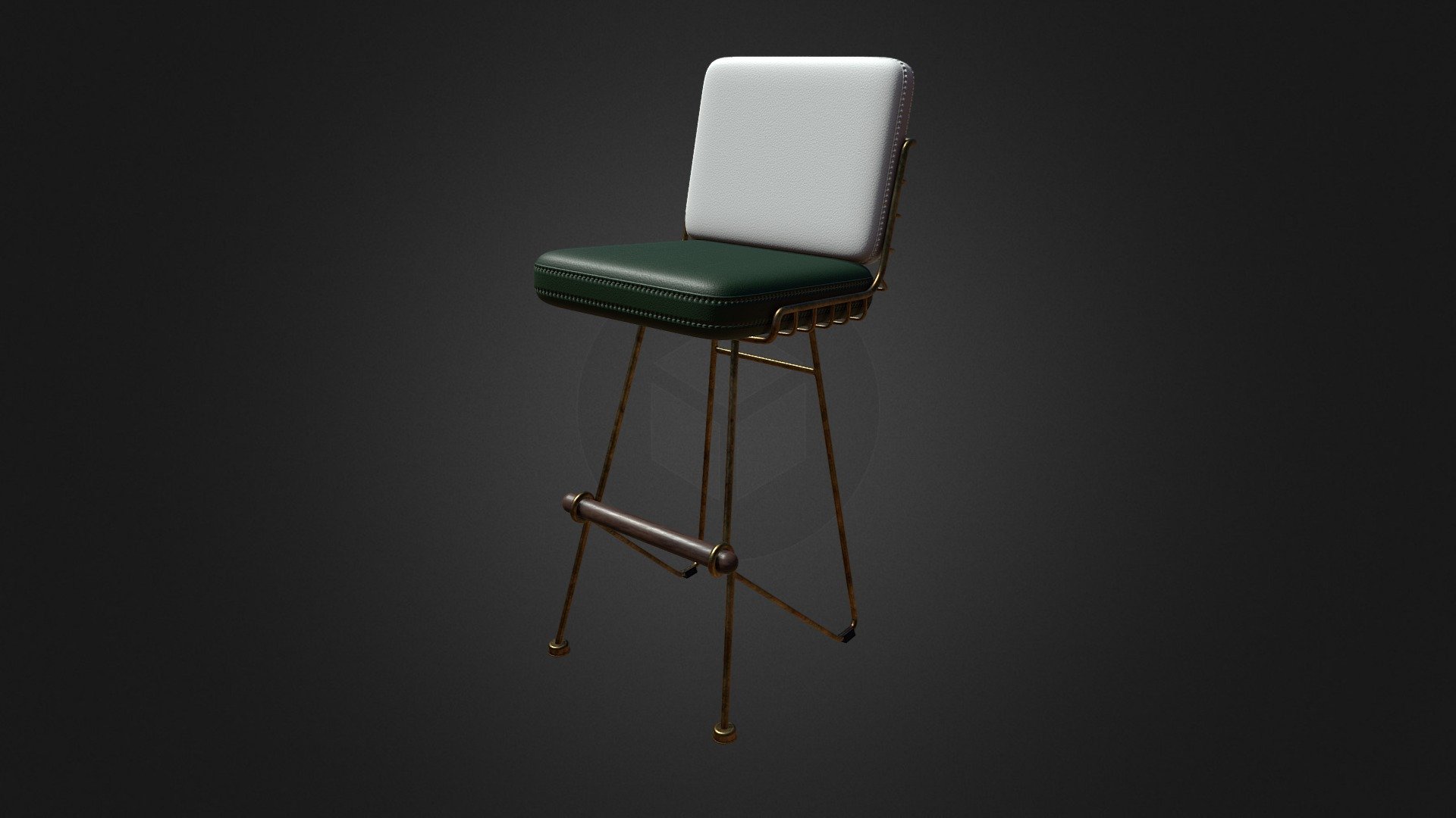 Green chair - 3D model by anatoo [4269453] - Sketchfab