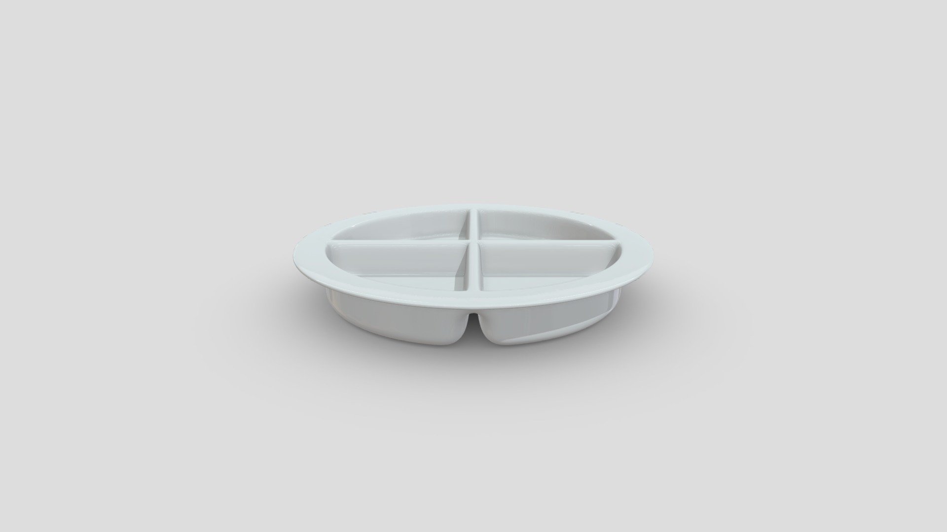 Basic - Complementi - Piatto Scomparti - Download Free 3D model by MPS ...