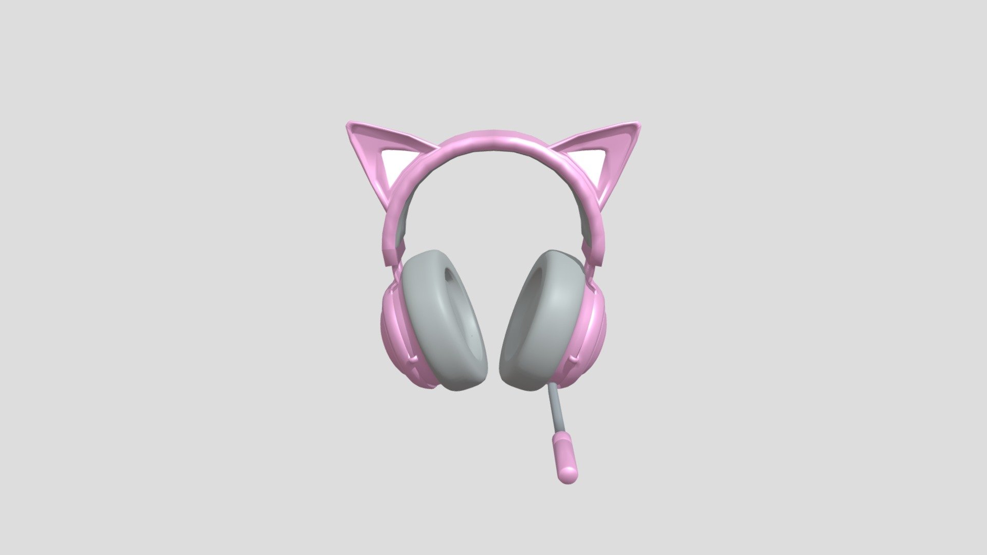 Kitty Ear Headset - 3D model by sparklewolfie [426ab62] - Sketchfab