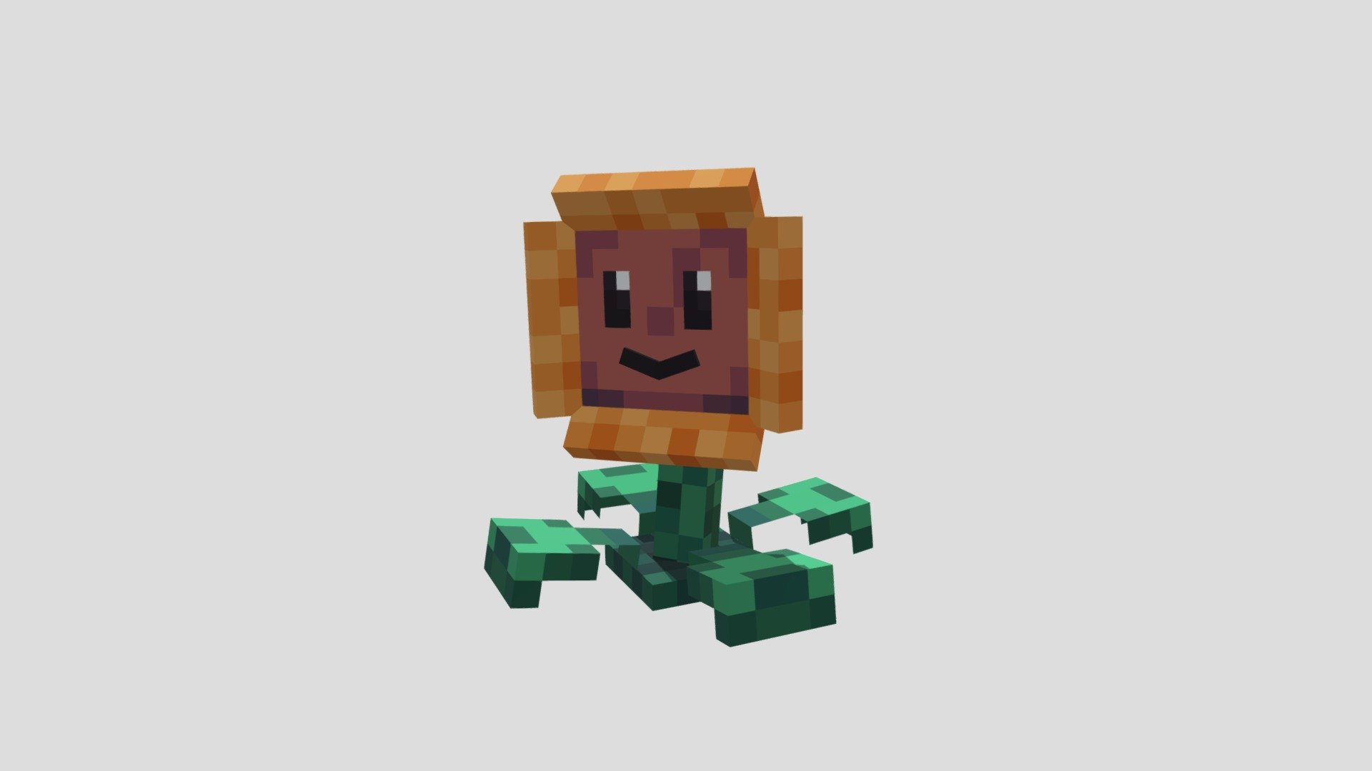 Sunflower Plant Vs Zombie - 3D model by azazaWTF [426b061] - Sketchfab