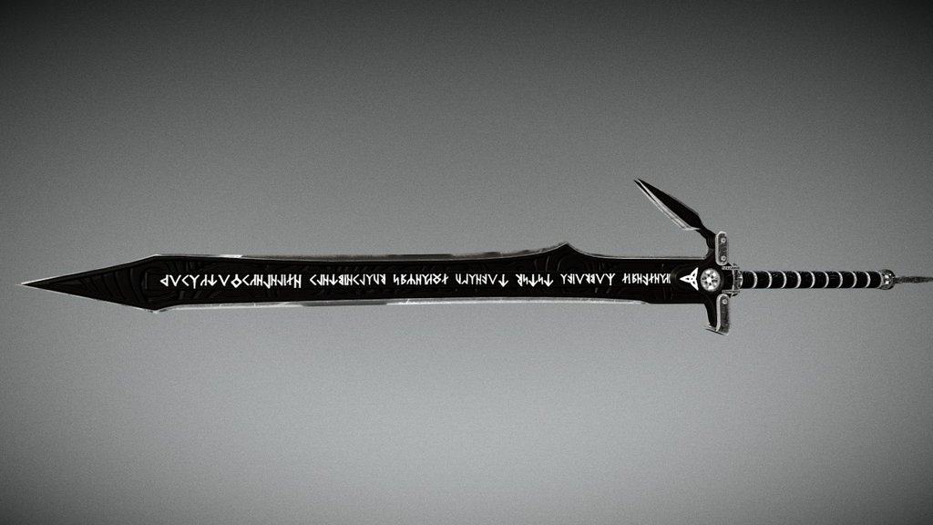 Weapons "Kings Broken Blade" Sword - 3D model by Elitetech [426b5c3 ...