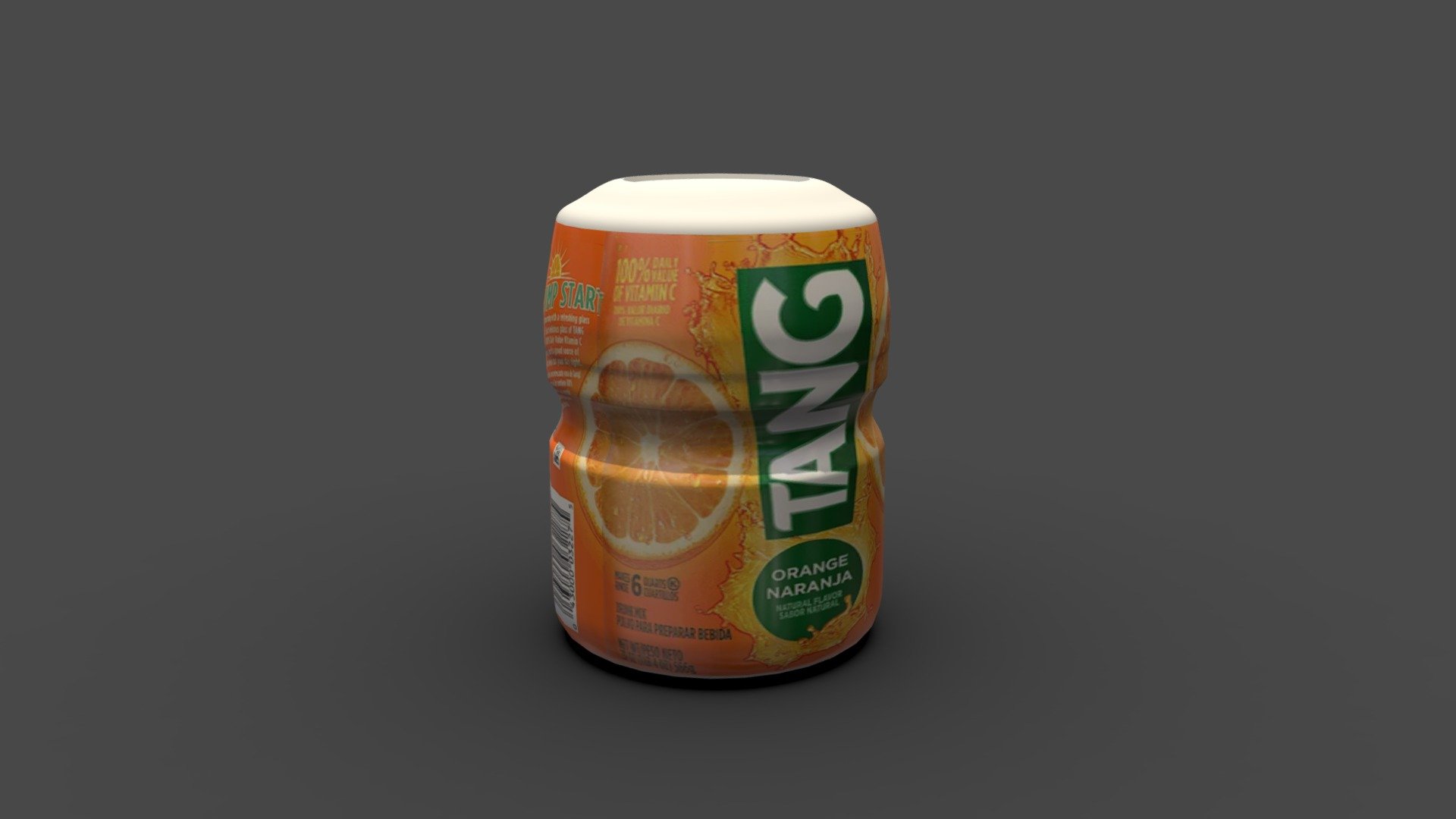 TANG Drink Powder 20oz Container - Download Free 3D model by Electric ...