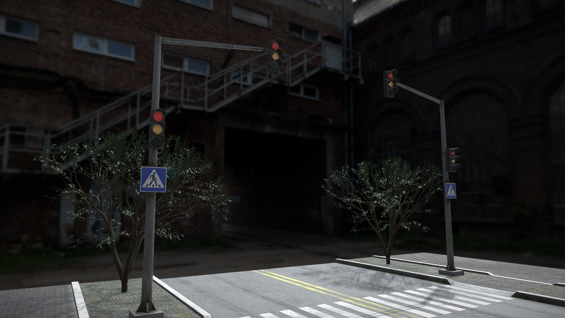 Traffic_light - 3D model by vodiva83 [426e3b6] - Sketchfab