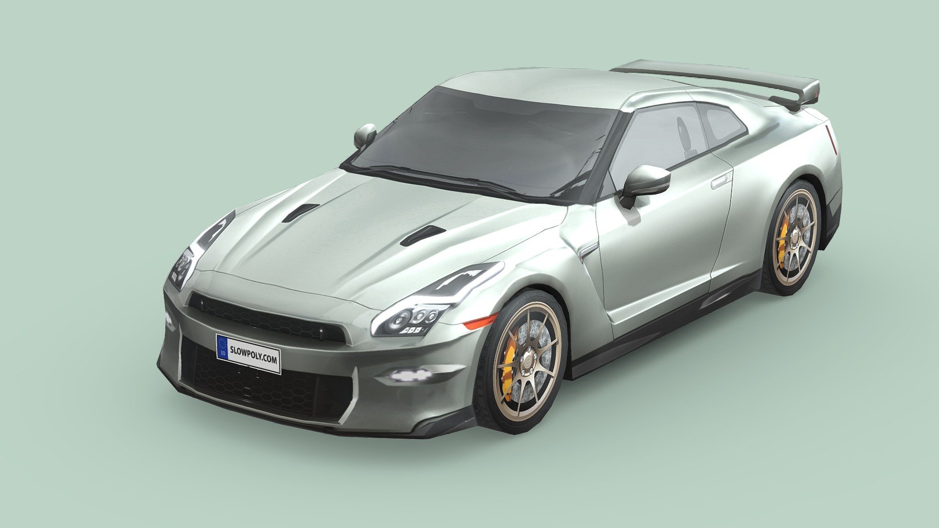 Nissan GT-R 2024 - Buy Royalty Free 3D model by slowpoly [4271508 ...
