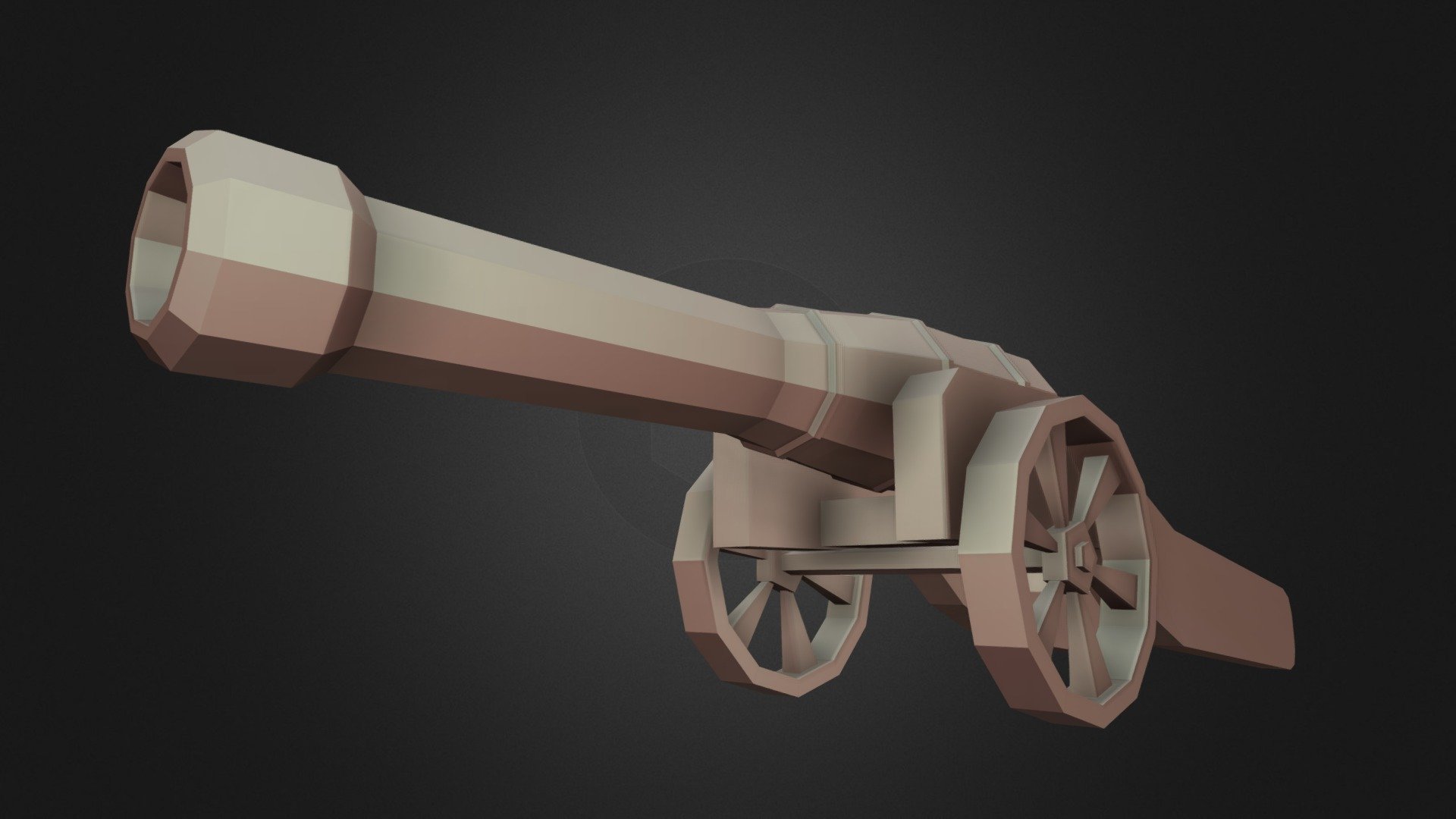 Low Poly medieval cannon - Download Free 3D model by Untara [4271715 ...