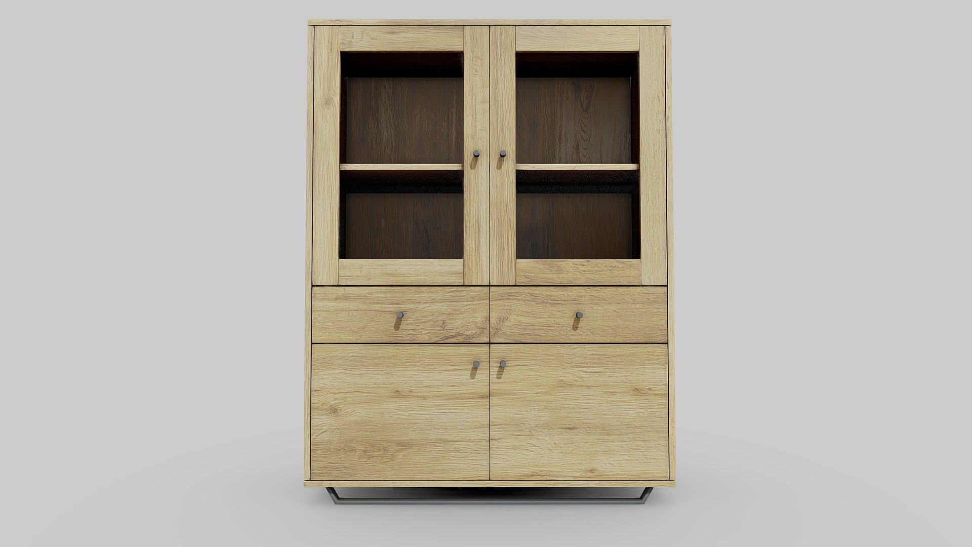 Modern Oak Cupboard + Corona Max Scene - Buy Royalty Free 3D model by ...