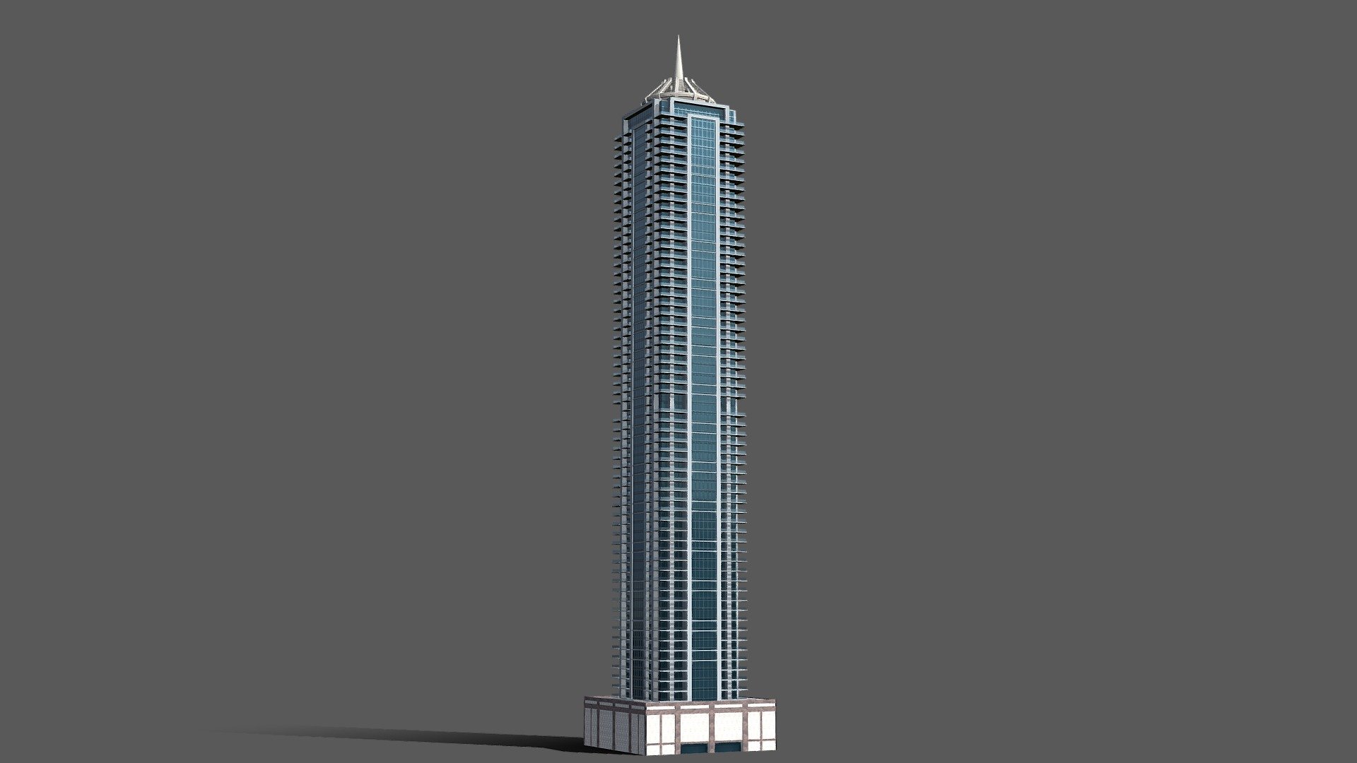 Emirates Crown Tower - Dubai Marina - Buy Royalty Free 3D model by ...
