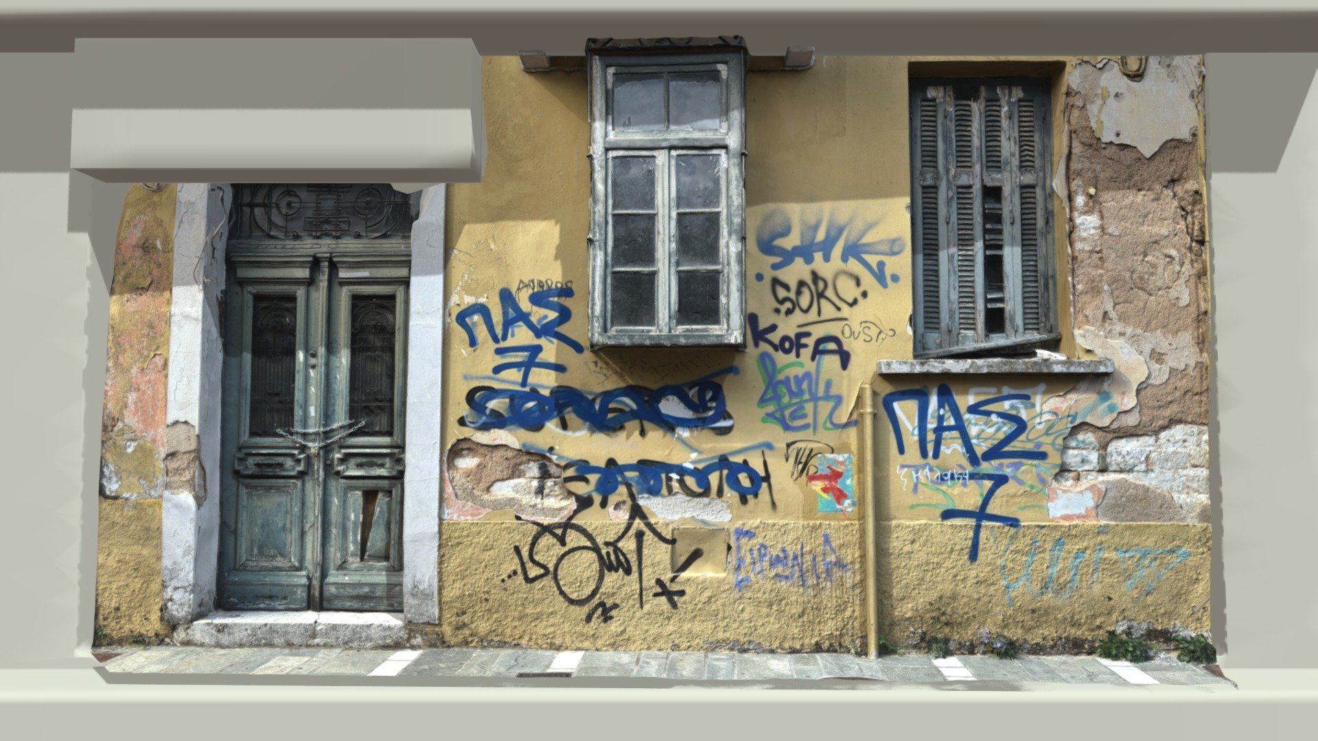 Wall - Download Free 3D model by Moshe Caine (@moshecaine) [4274e74 ...