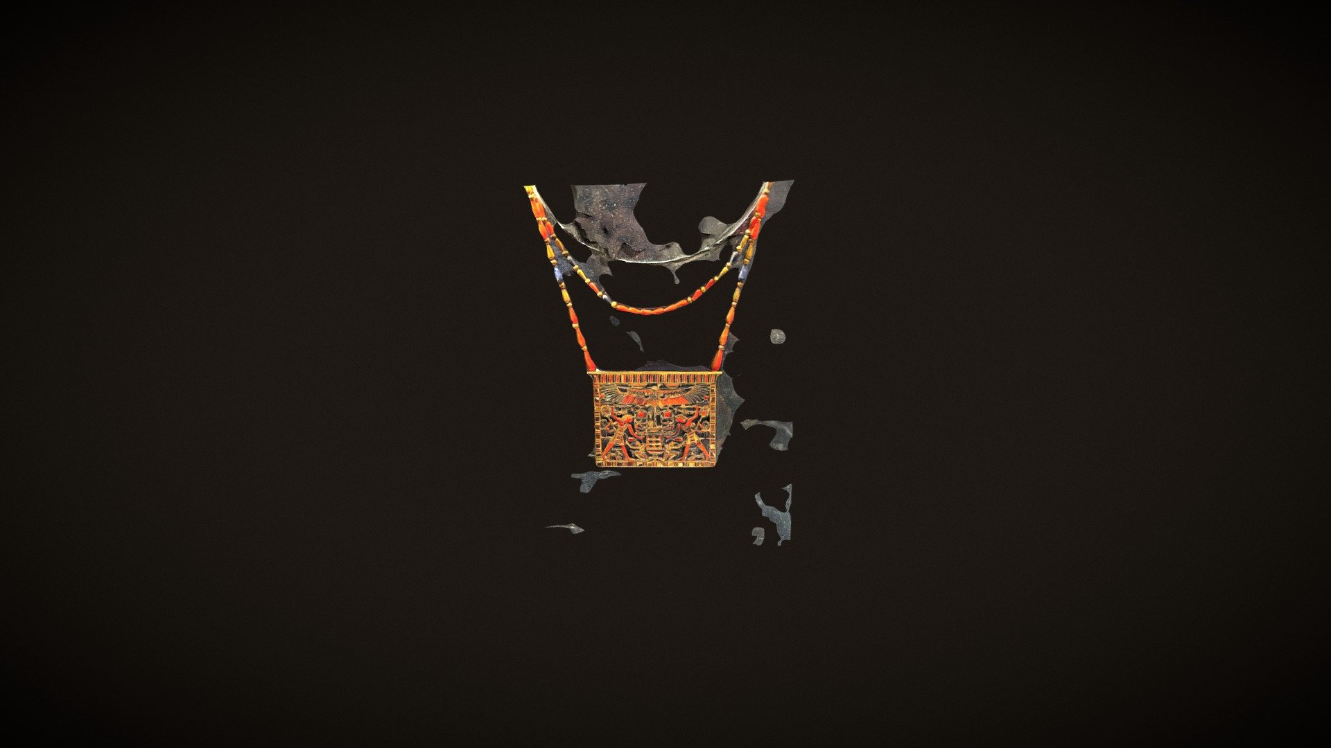 Necklace With Pendant [Pharonic Egypt] - 3D model by Luke Hollis ...