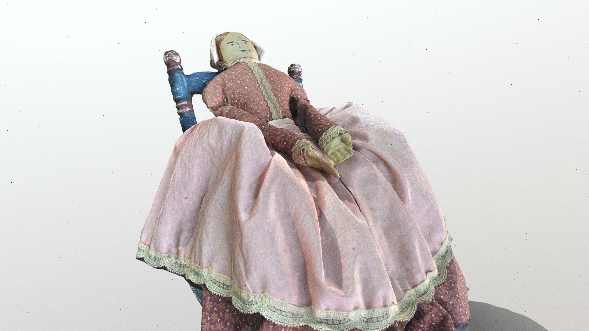 Girl Puppet on a Rocking Chair - 3D model by nursultan_tulyakbay ...
