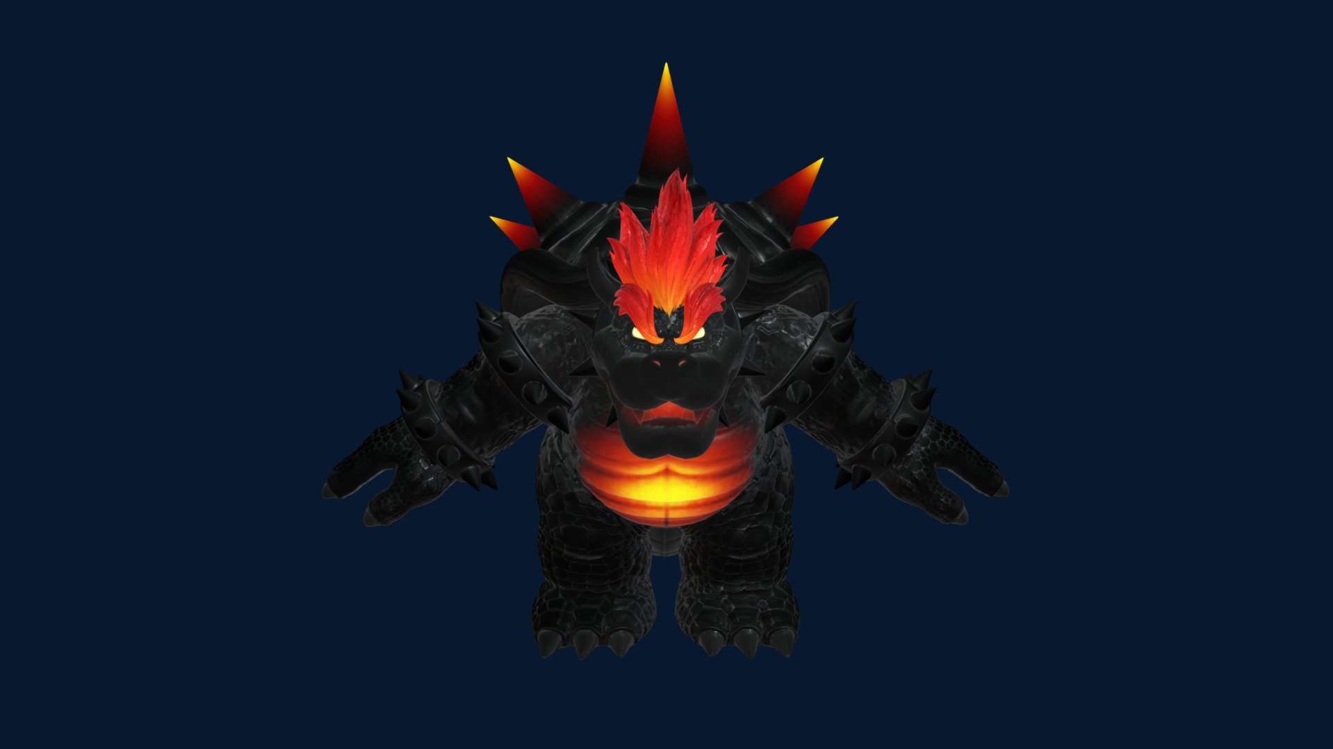 Fury Bowser - Download Free 3D model by H,yoshi (@HY2245) [427804b ...