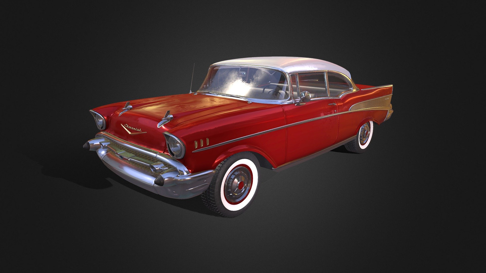 Highpoly — Chevy Bel Air 1957 - 3D model by Cleuza Costa (@CleuzaCosta ...