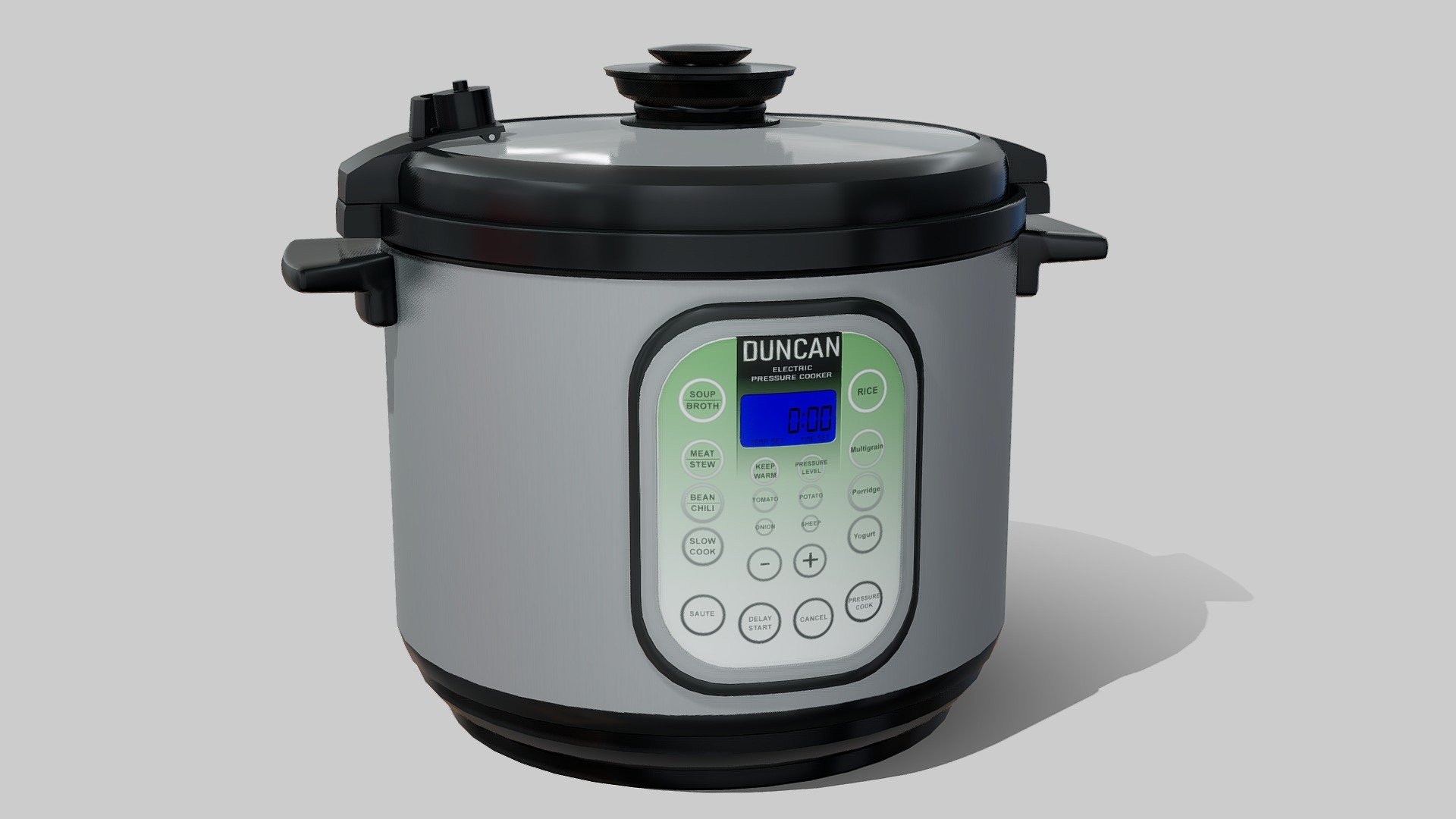 Electric Pressure Cooker - 3D model by NickBoothArt [427b7a4] - Sketchfab
