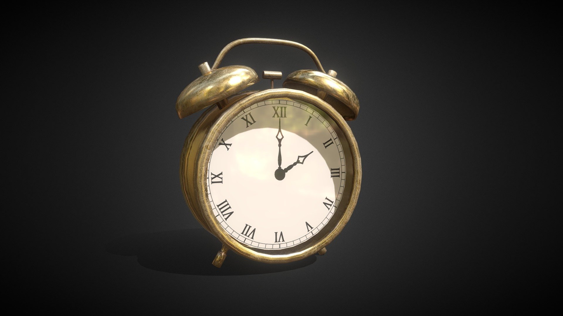 Old Alarm Clock - Download Free 3D model by Alex Krush (@Alex_Krush ...