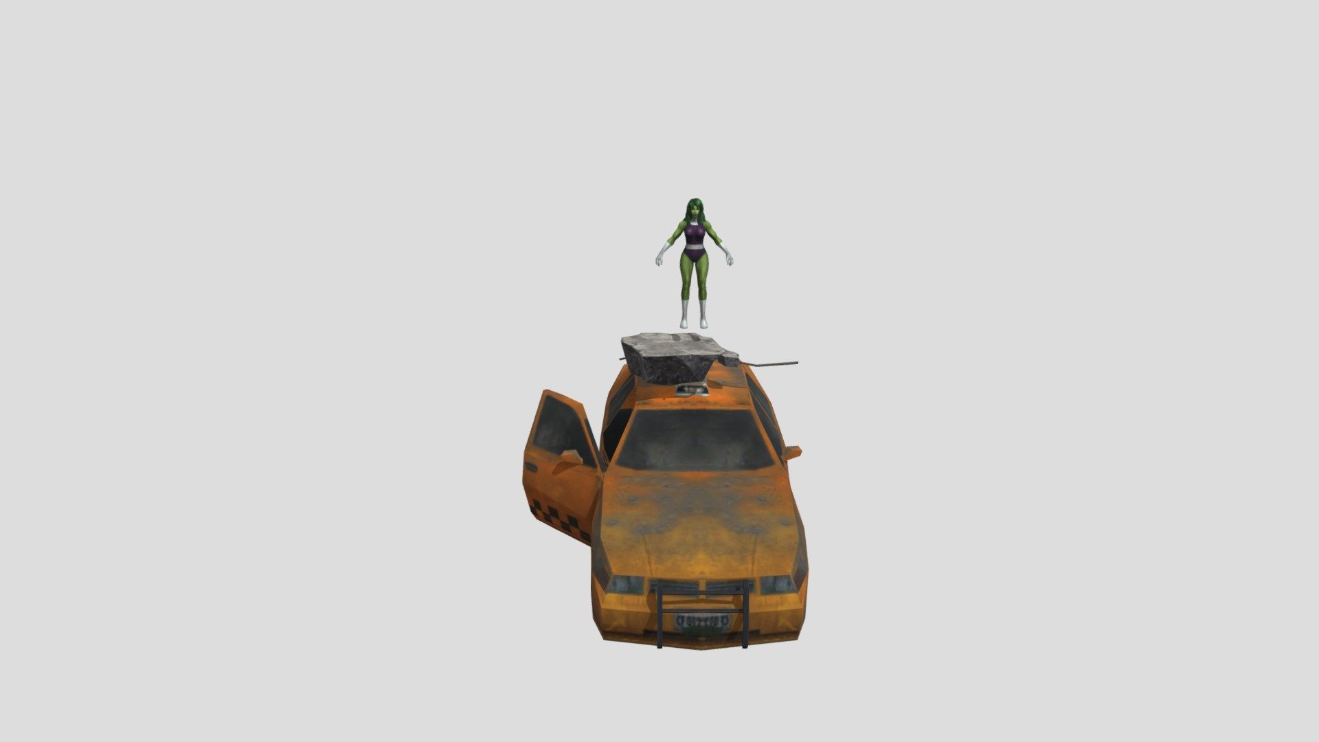 Jennifer Walters She-Hulk - Download Free 3D model by Tigerar1 ...