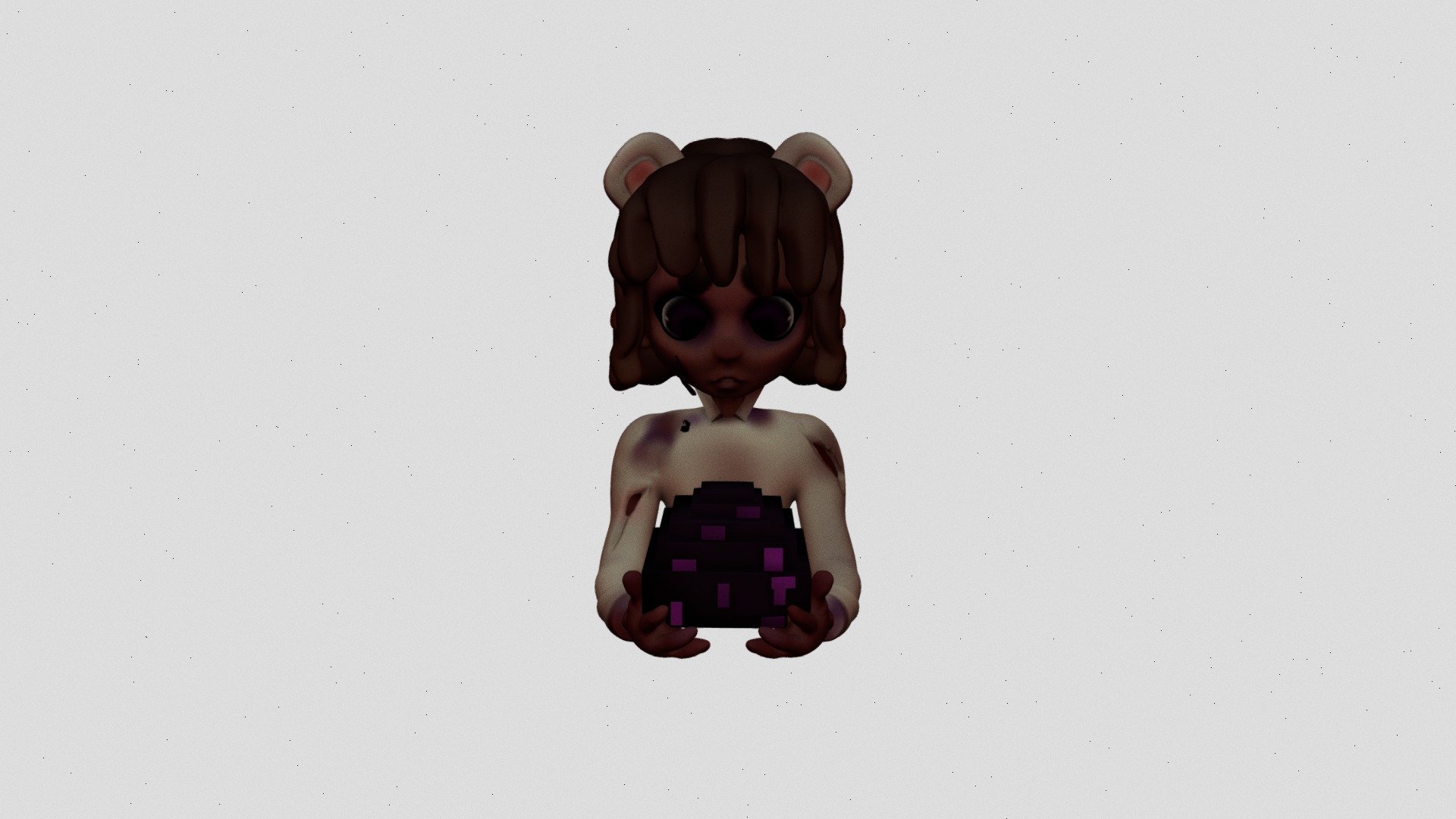 Minecraft Mouse Girl - Download Free 3D model by rroiyel [427d58a ...