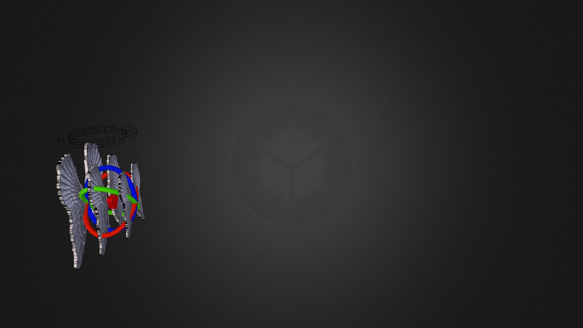 Atom Angel - 3D model by AlexFernandez [427da1d] - Sketchfab