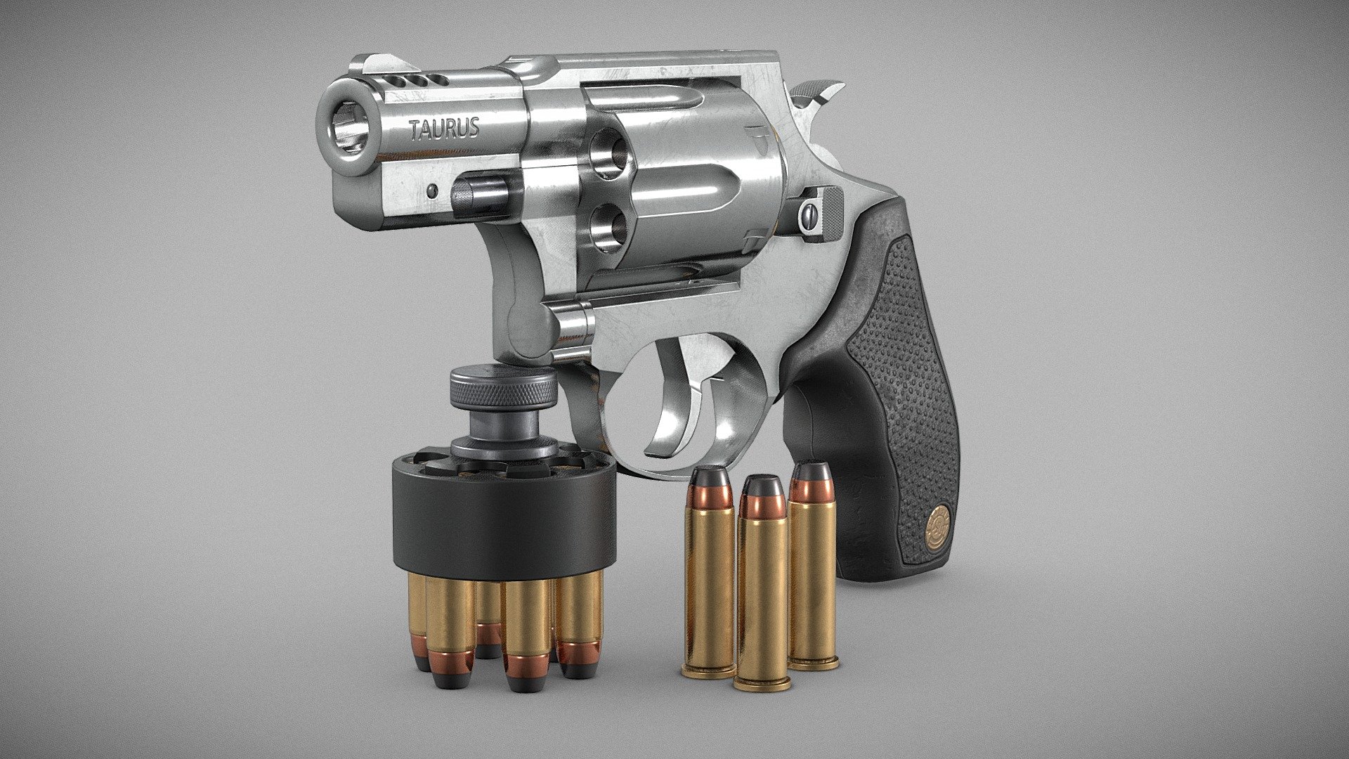 Taurus 606 .357 Magnum Revolver - 3D model by 8sianDude (@haoliu95) [427e2ec] - Sketchfab
