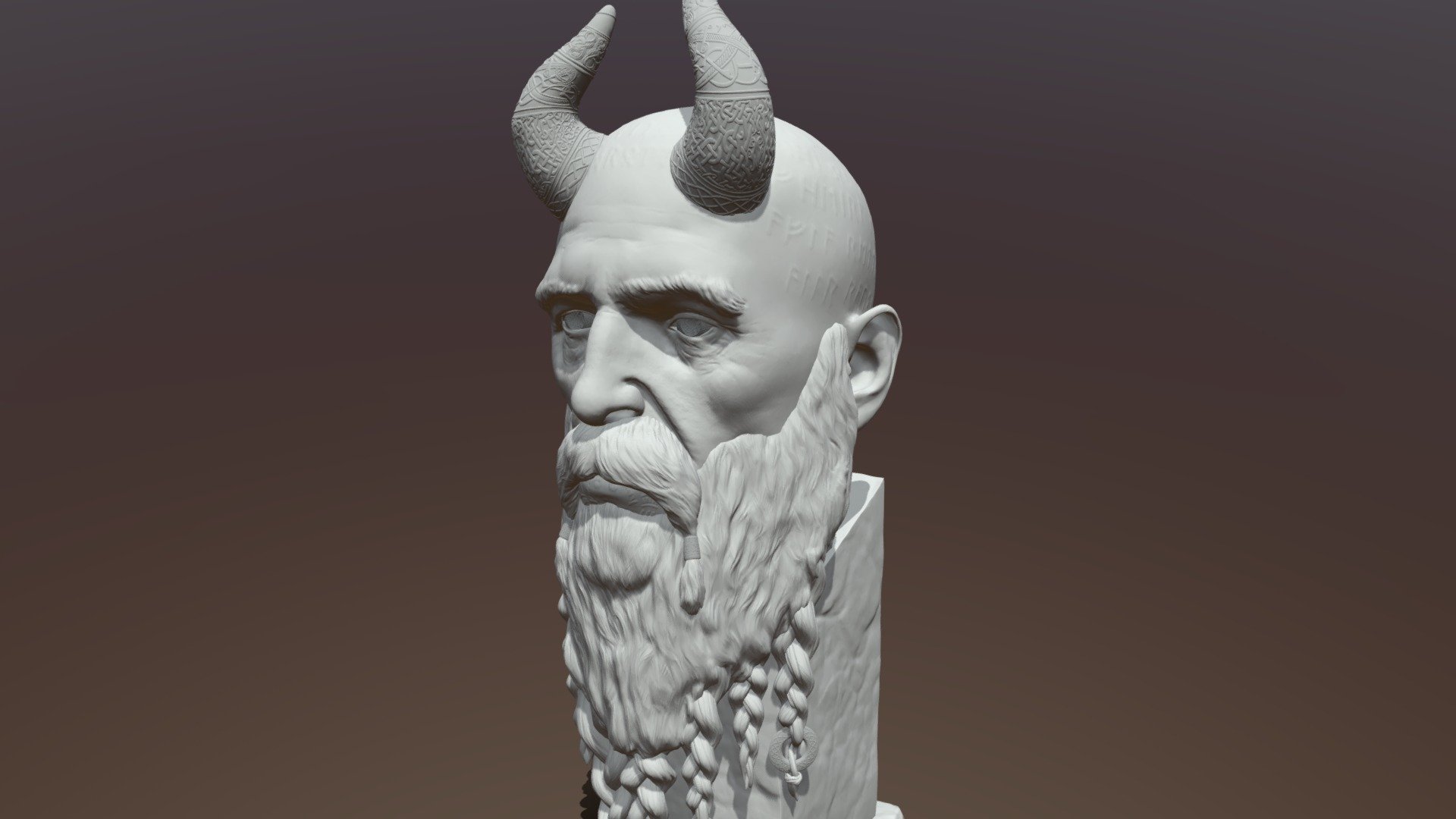 God of War Ragnarok - Mimir Bust - 3D model by Marc Stefan (@marcstefan ...