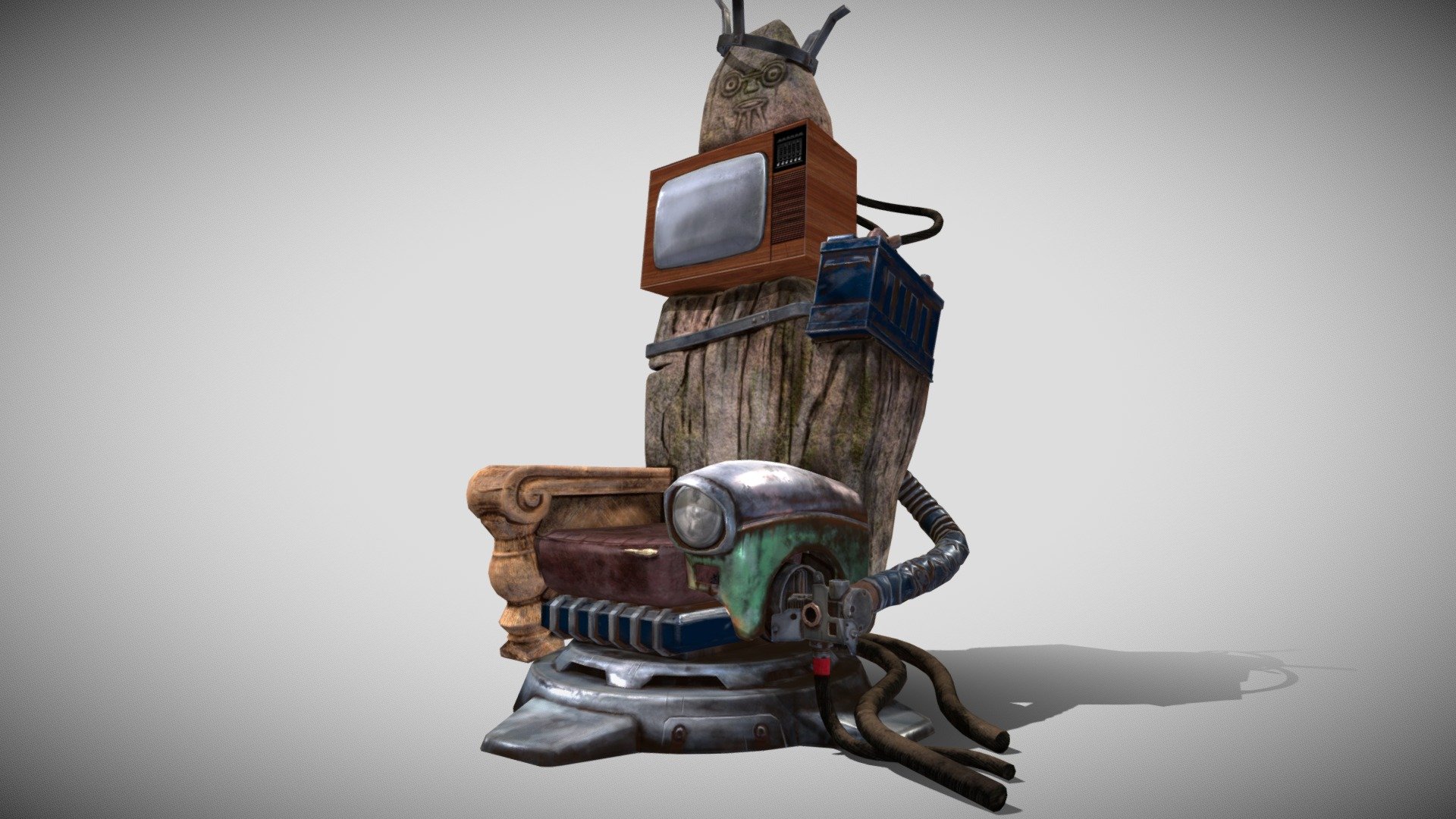 THRONE/ PBR Textures - Buy Royalty Free 3D model by Razvan Badea ...