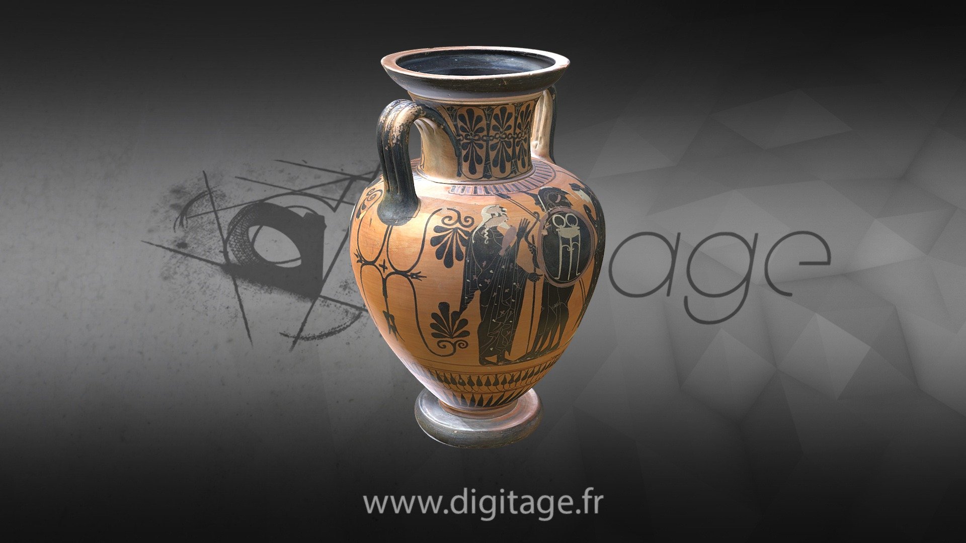 Mazedia - Amphore - 3D model by Digitage [4284b6d] - Sketchfab