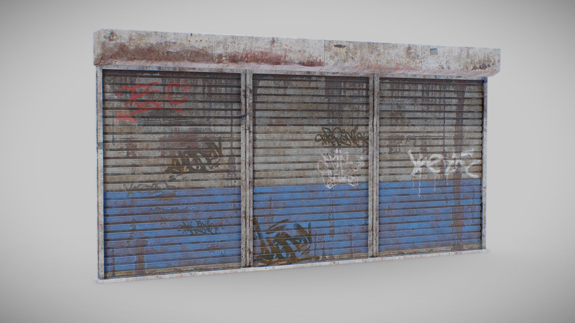 Roller Shutter Door - Buy Royalty Free 3D model by FaceTheEdge [42862f9 ...
