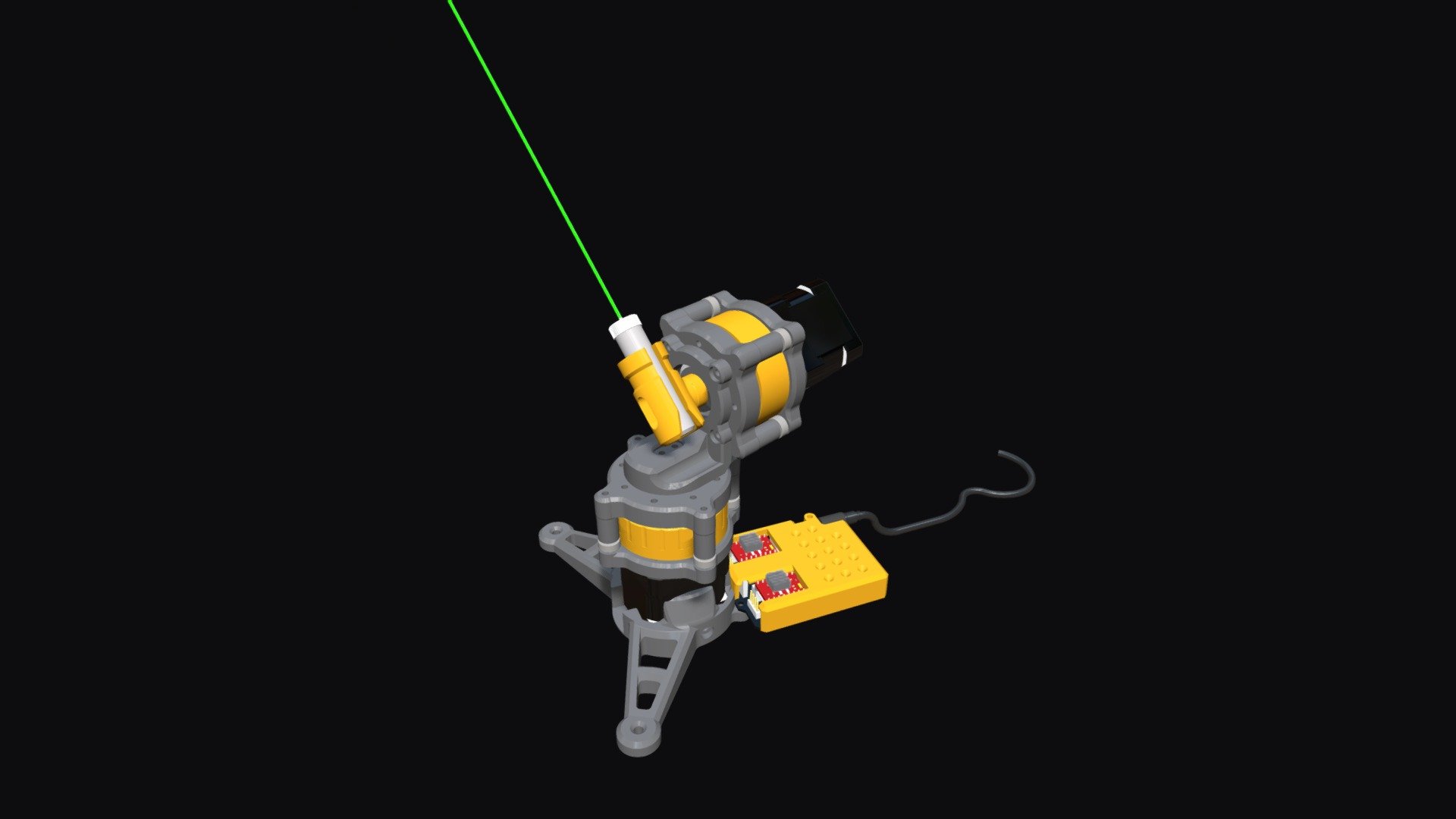 Laser pointer / Star Finder robot - 3D model by jjRobots [4288273 ...