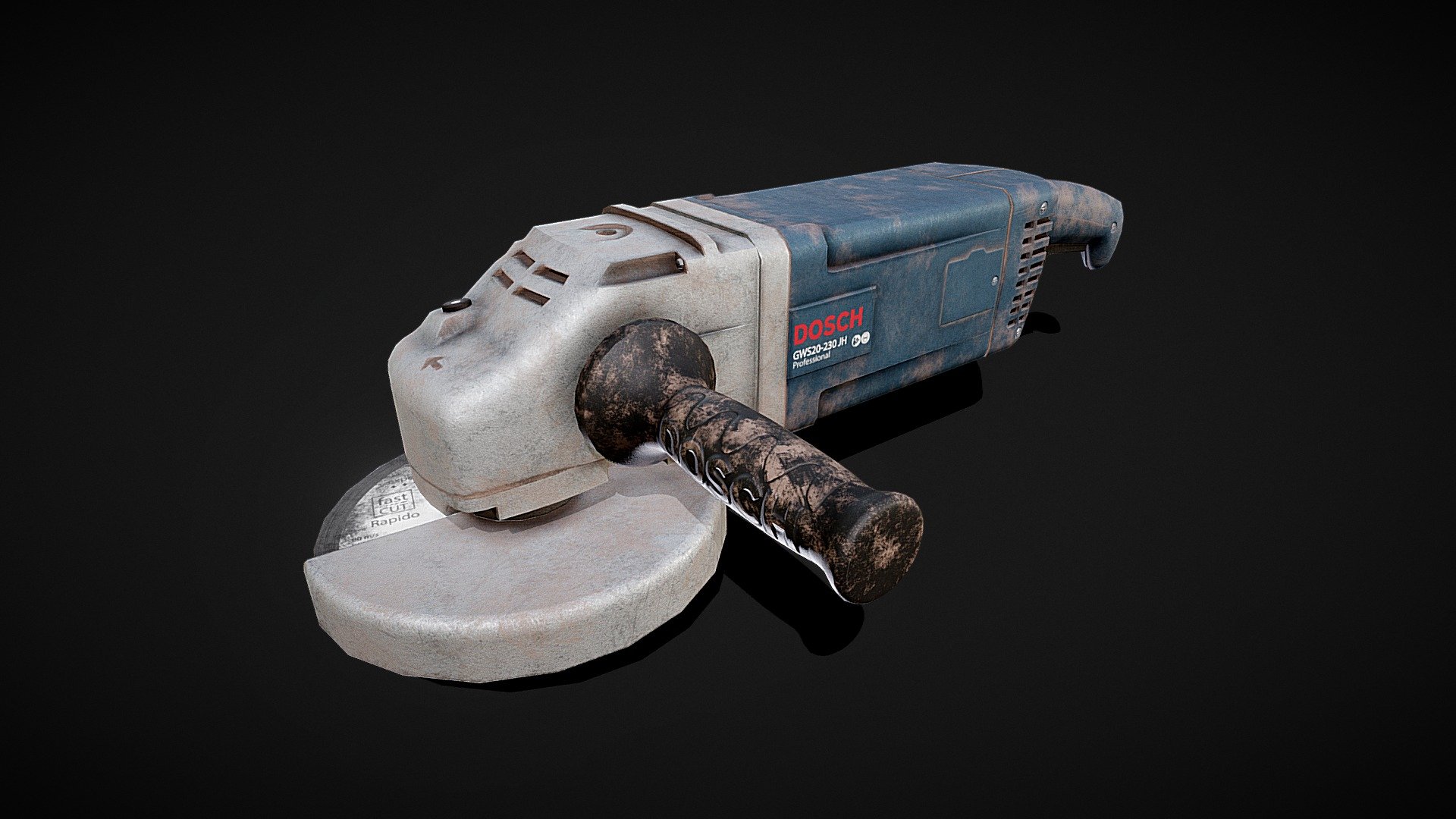 Angle Grinder - Download Free 3D model by Damian Tkaczyk (@iDamian ...