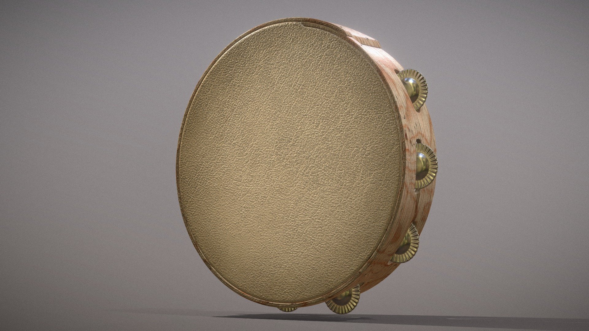 Tambourine - 3D model by Eric Welvaert (@ericwelvaert) [428c315 ...