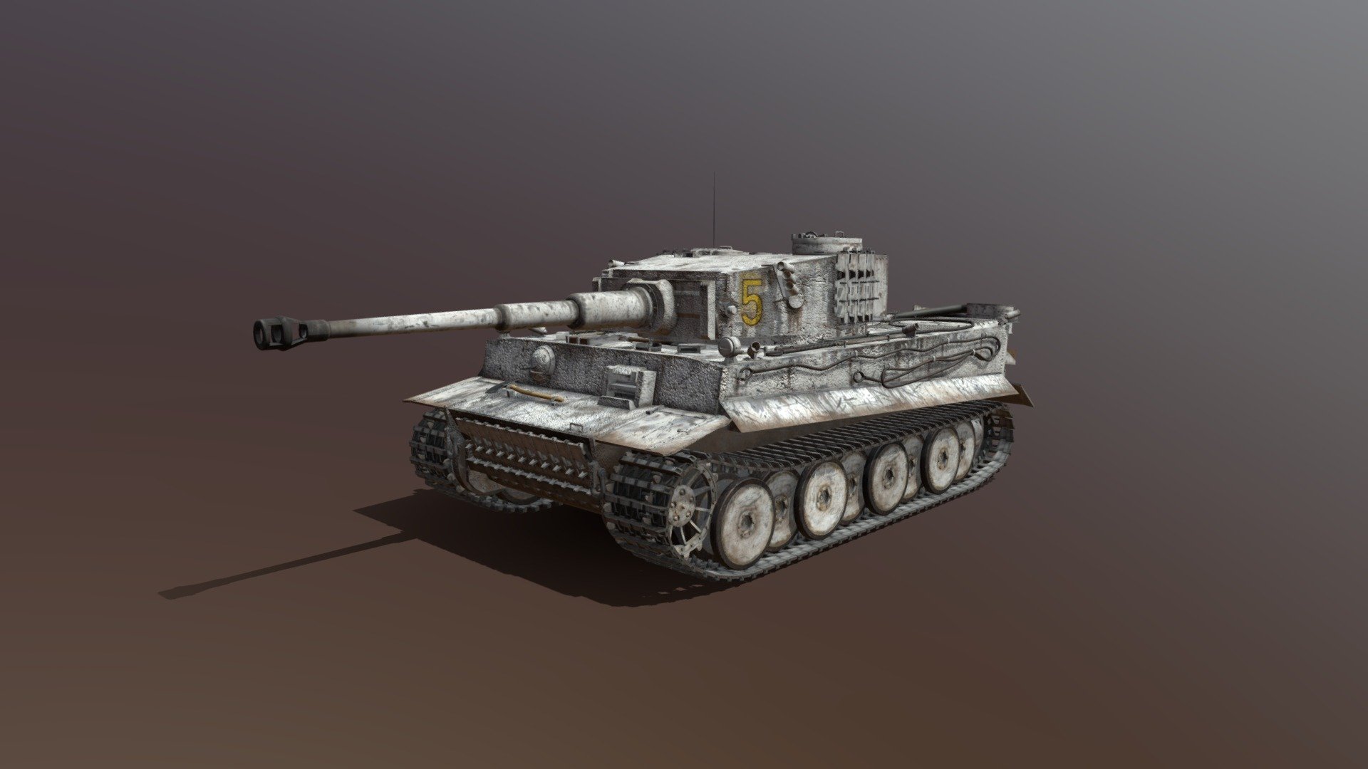 Panzer VI - Tiger - 5 - Early Production - Buy Royalty Free 3D model by ...