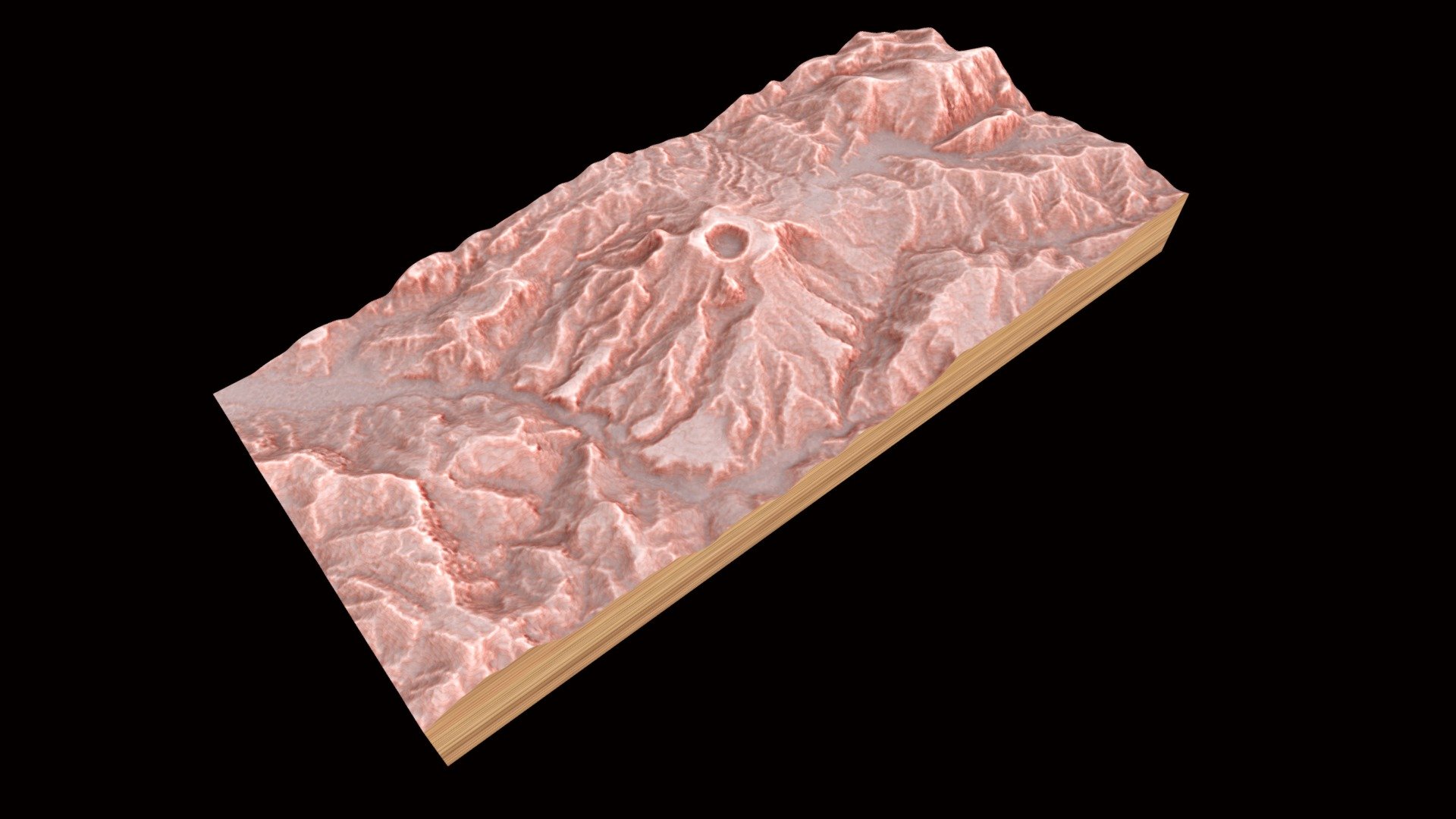 Redrelief Chichon Volcano - Download Free 3D model by Ricardo Garnica ...