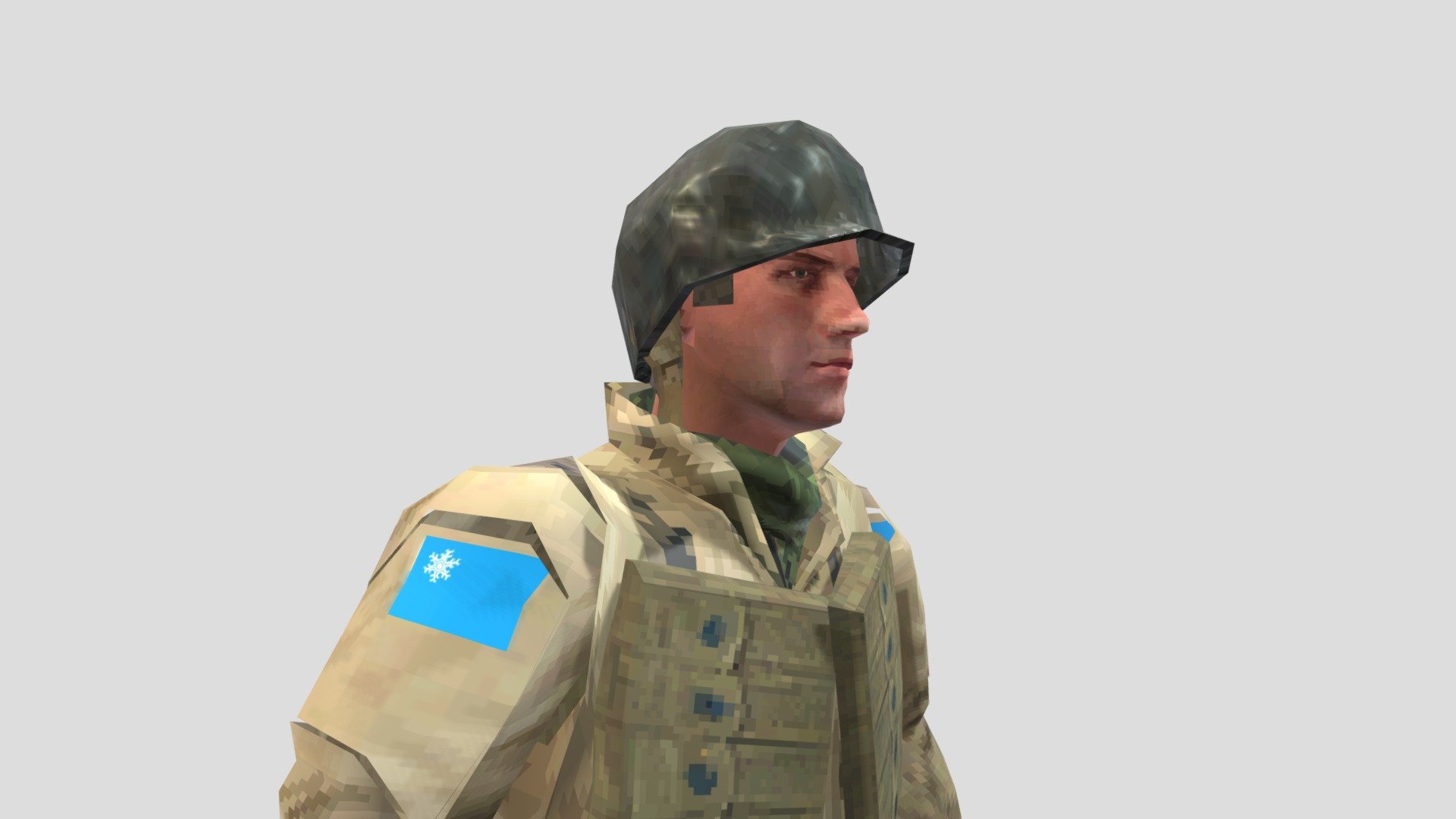 Call_of_duty_1_soldier_rig - Download Free 3D model by U.A.C.WAD ...