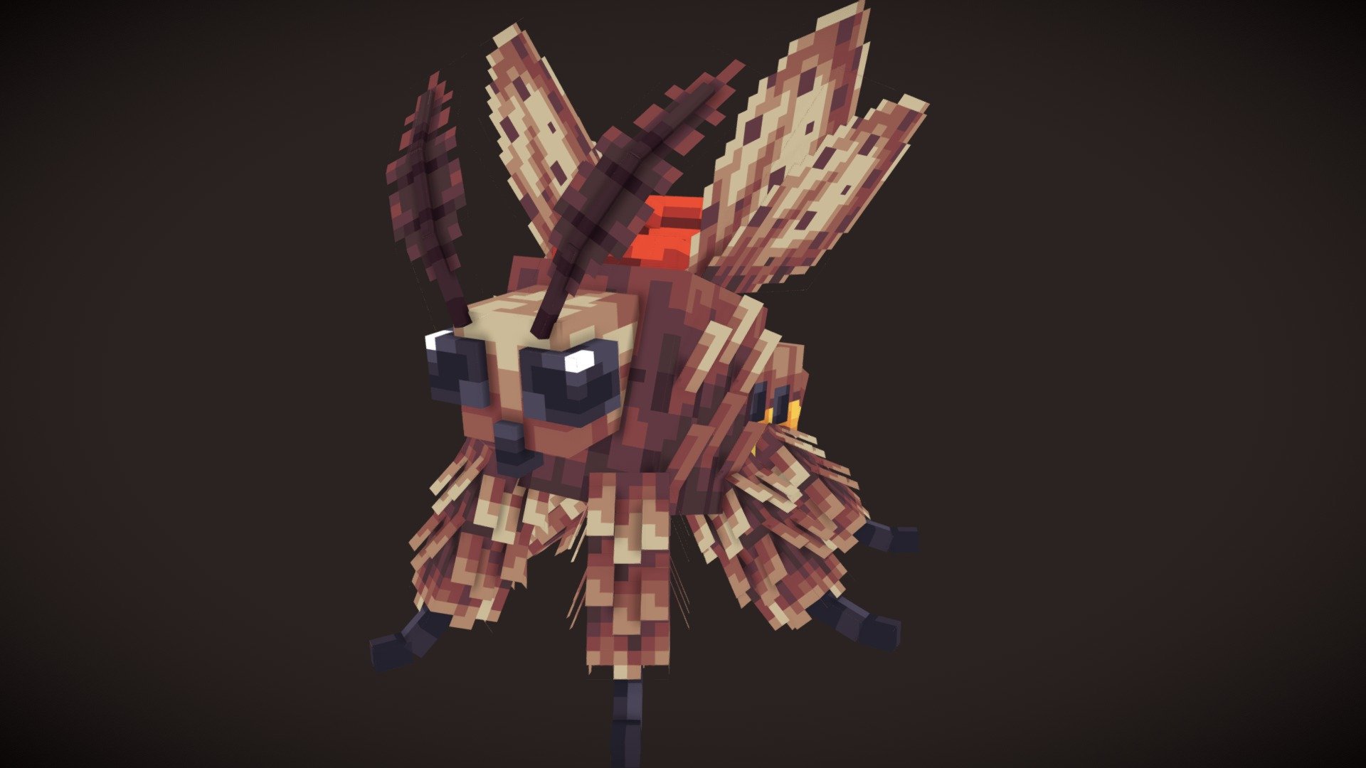 Mount - Big Moth - 3D model by Maks - Art (@maksart1) [4292dfc] - Sketchfab