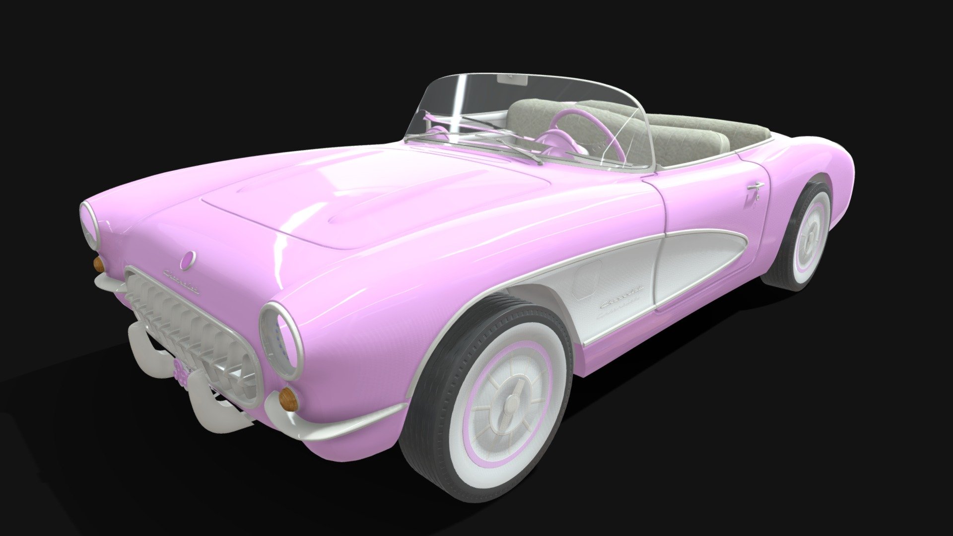 Barbies corvette - Buy Royalty Free 3D model by local.yany [42938ba ...