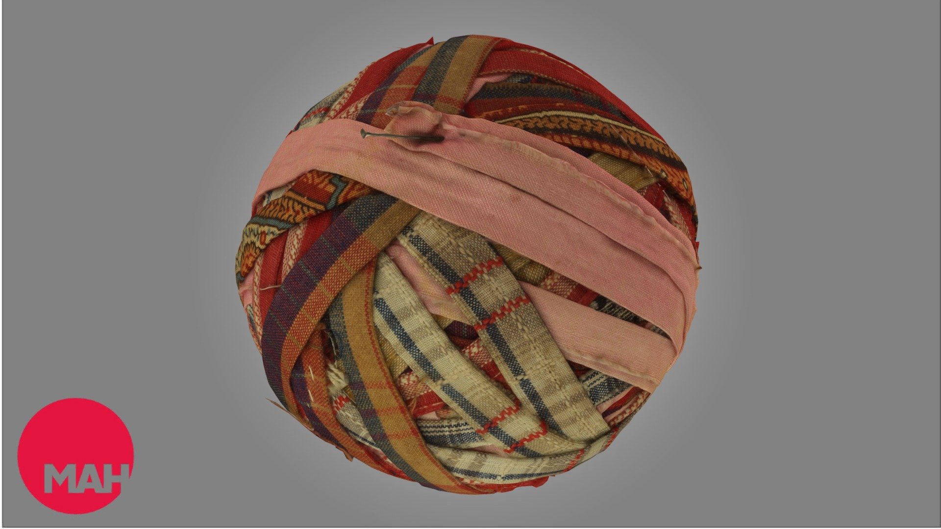 Ribbon ball - Download Free 3D model by Santa Cruz Museum of Art and ...