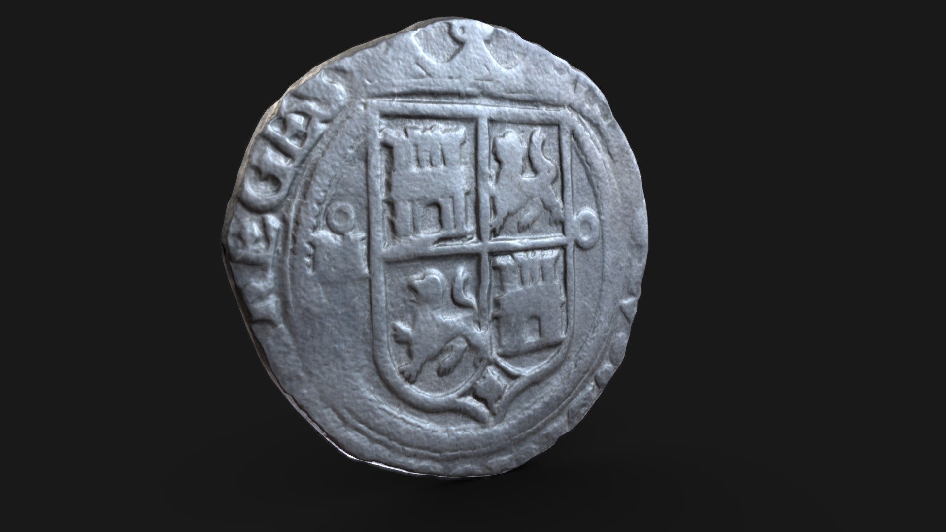Moeda de 2 Reales | 2 Reales coin - Download Free 3D model by Morbase ...