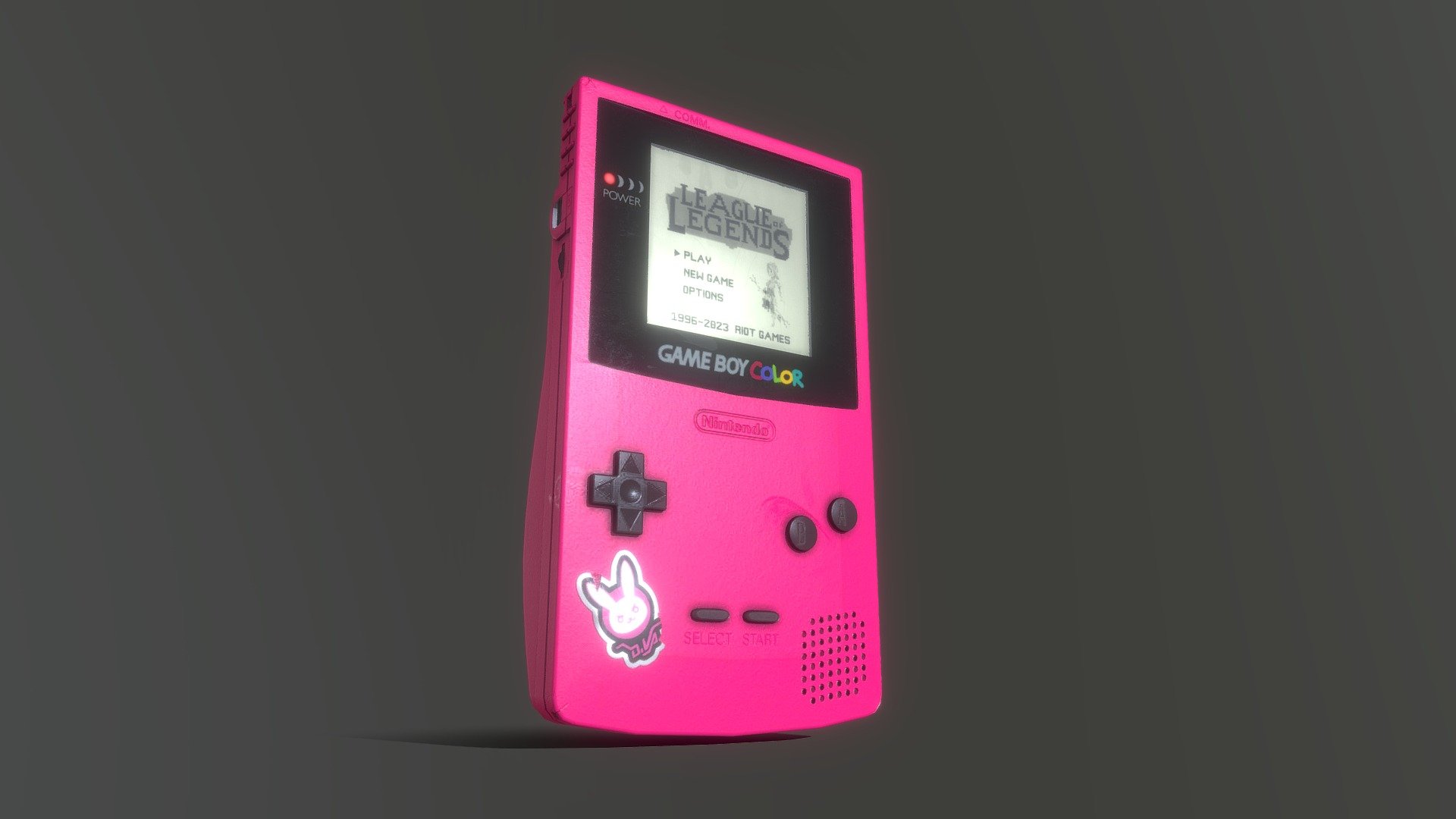 Gameboy Color "Hyper Model" CGB-001 Custom - 3D model by Astoryon ...
