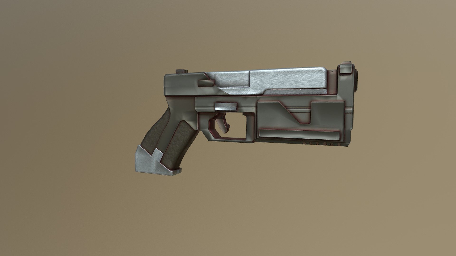 Pistol - 3D model by nem240 [429994e] - Sketchfab