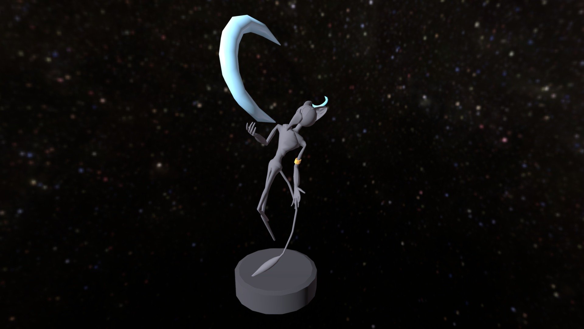 Statue of the Moon Wisp - 3D model by E-0n [429b6b7] - Sketchfab