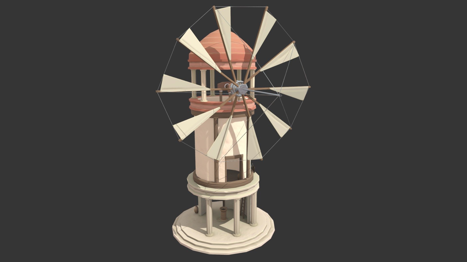 Ancient Windmill - Download Free 3D model by ThomasBoone [429be92 ...