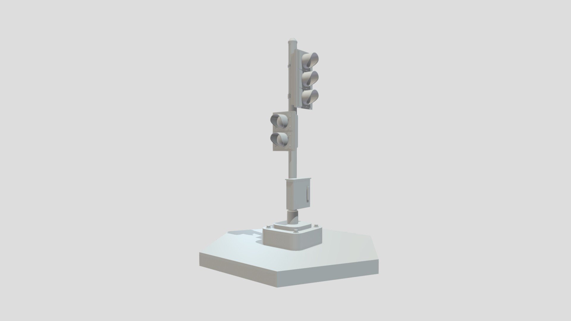 Simple Traffic light - 3D model by brunolzago [429bfff] - Sketchfab