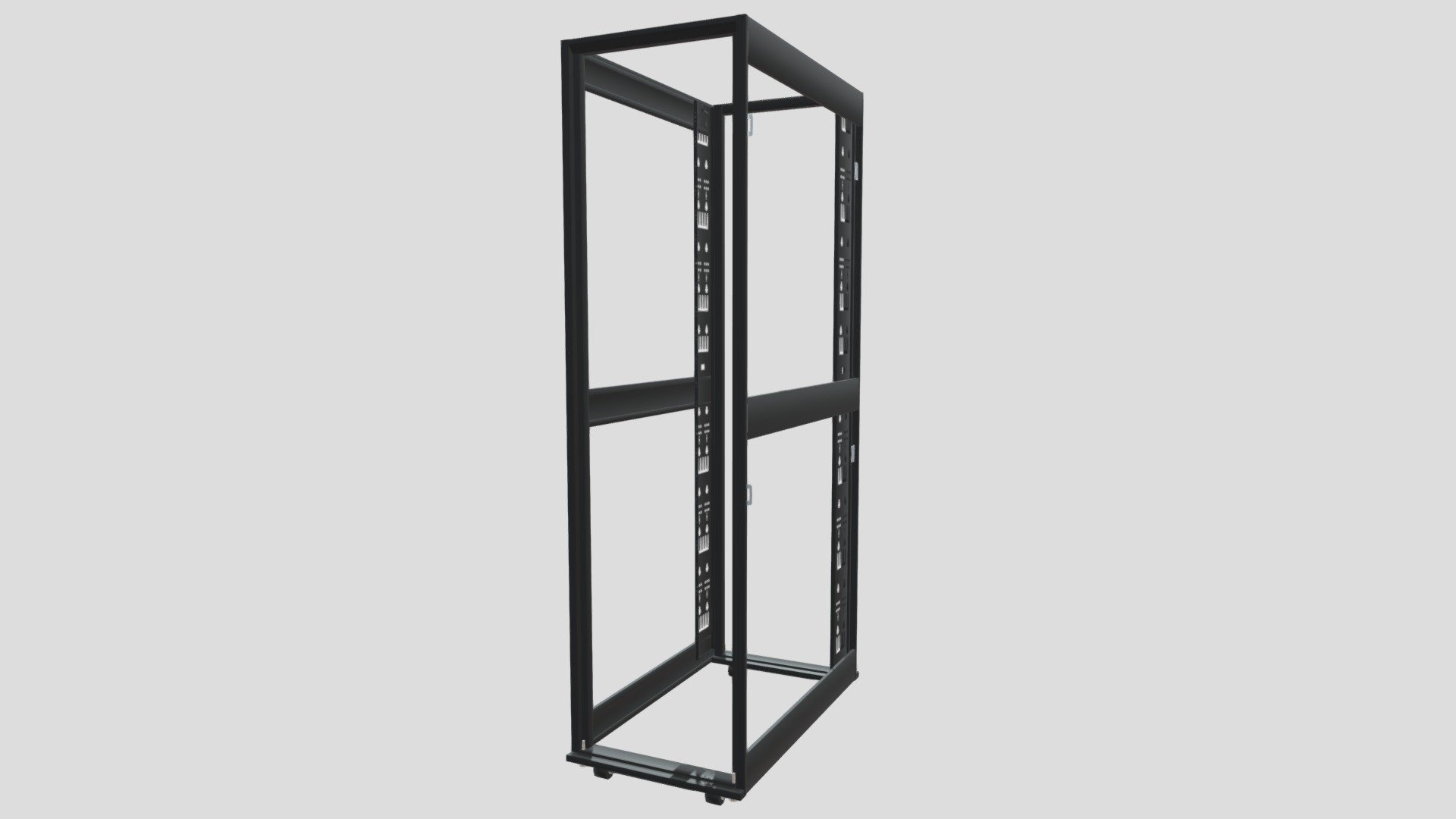 VE Frame 48Ux600x1100 - 3D model by Vertiv [429e258] - Sketchfab