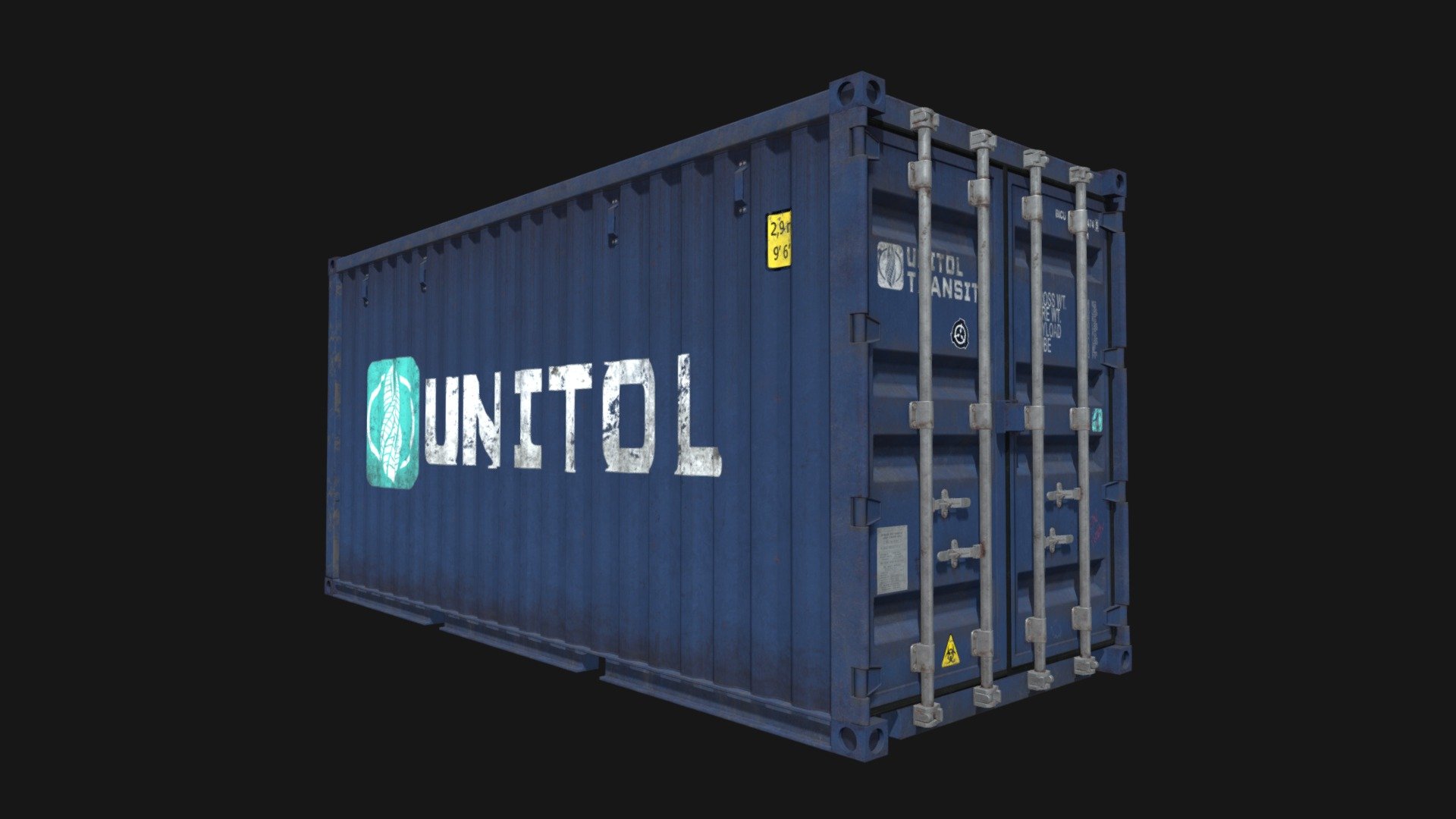 Shipping Container - Download Free 3D model by Egor Gulyushkin (@BeaVex ...