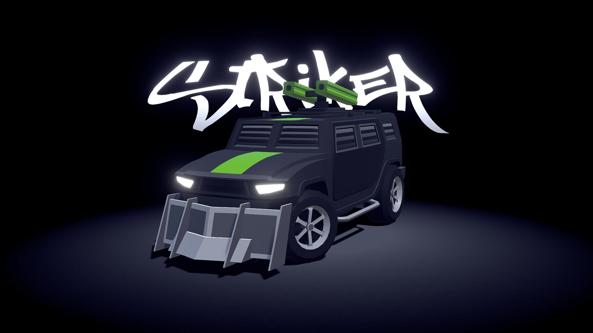 ARCADE: "Striker" Armored Car - 3D model by Mena (@MenaStudios ...