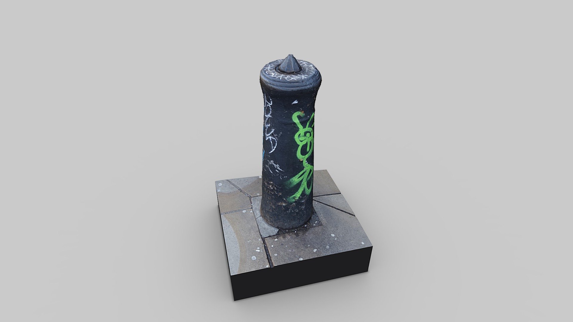 Brick Lane Cannon Bollard - Download Free 3D model by artfletch ...