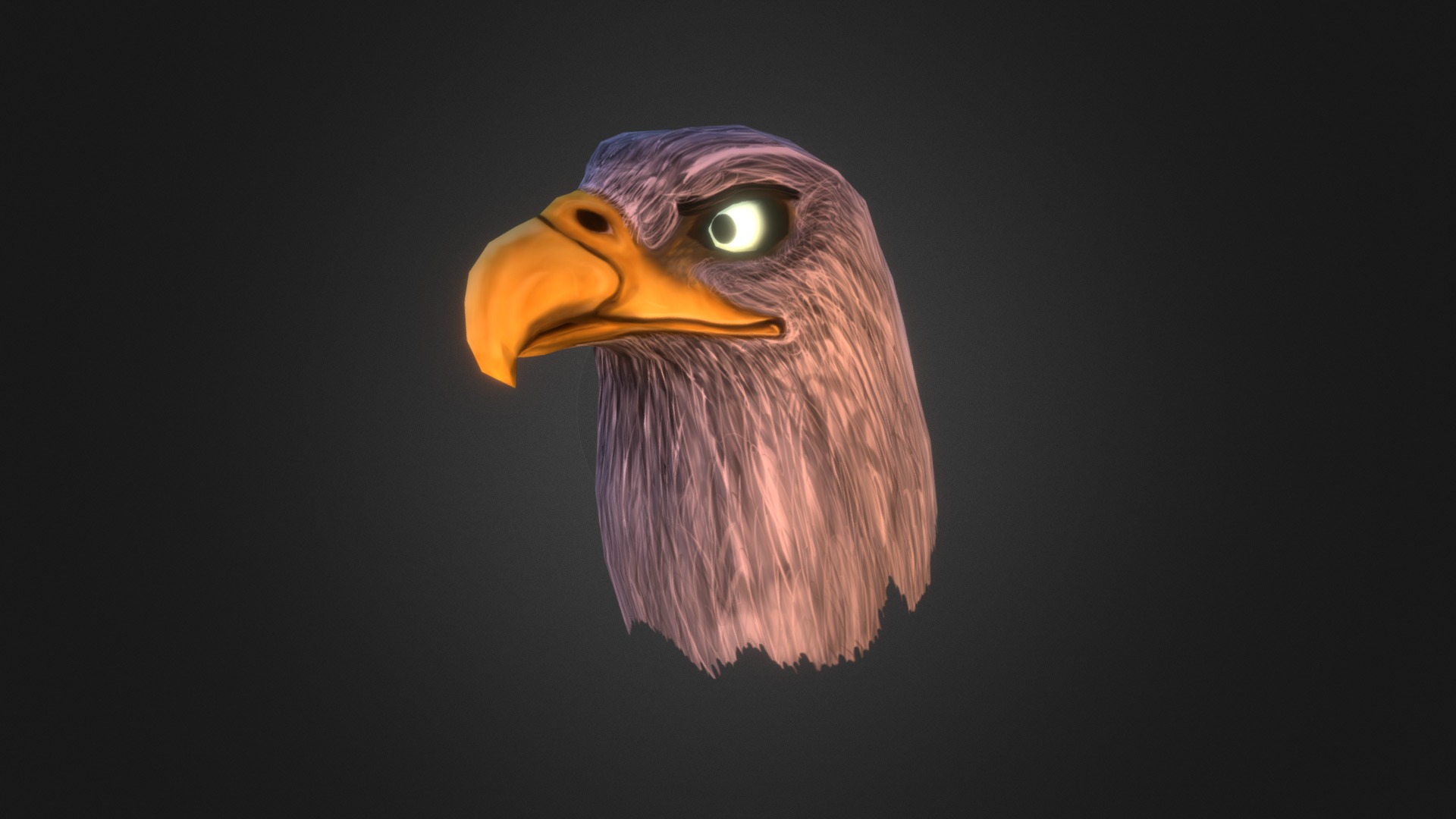 Cartoon style Eagle - 3D model by Enrico Mene (@krikko) [429f548 ...