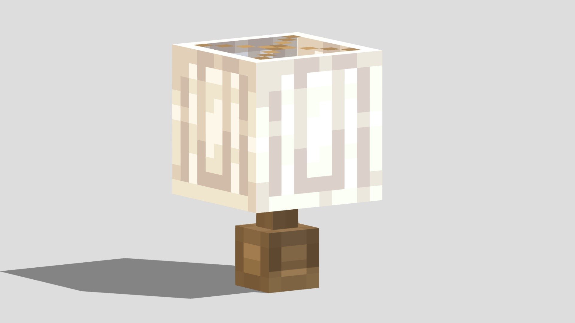 Minecraft Table Lamp - Download Free 3D model by Perryrat [429fb99 ...